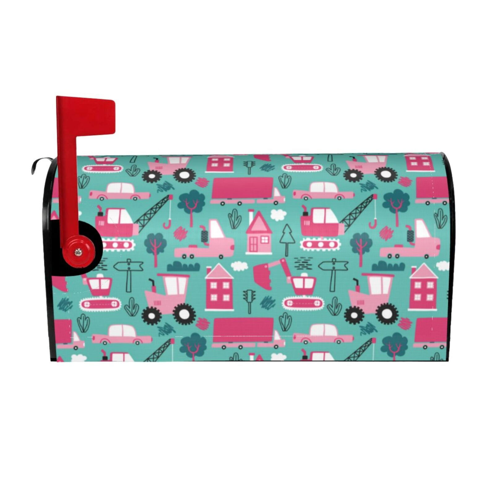 Picia Excavator Magnetic Mailbox Cover Standard Size-21x18 in - Walmart.com