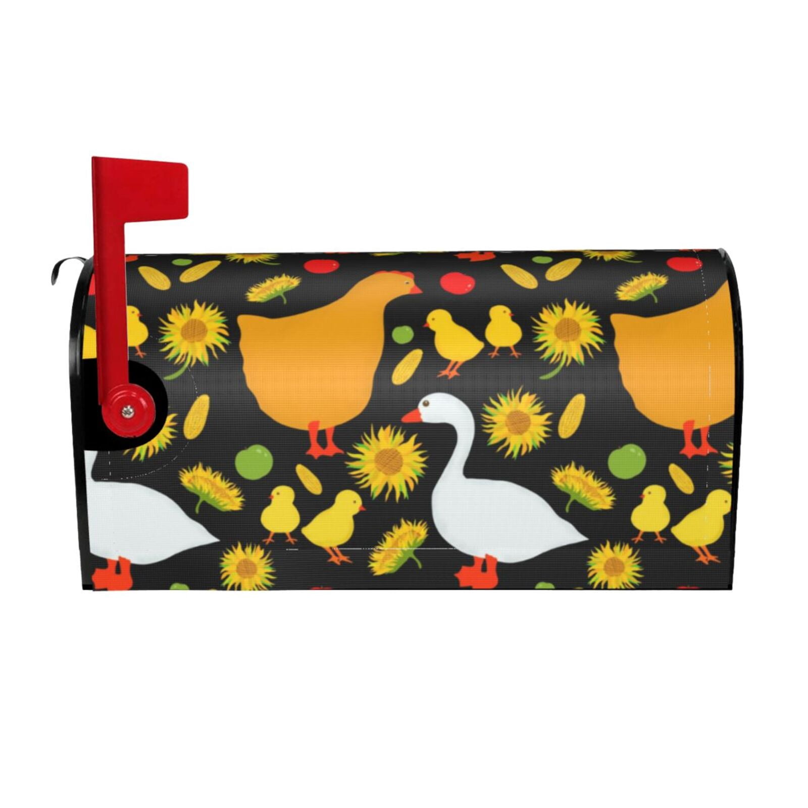 Picia Farm Goose Magnetic Mailbox Cover Standard Size-21x18 in ...