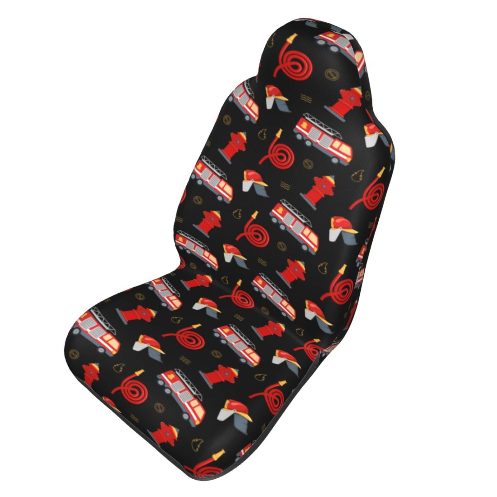 Picia Fire Fighting Print Waterproof Sweating Car Seat Cover for Post ...