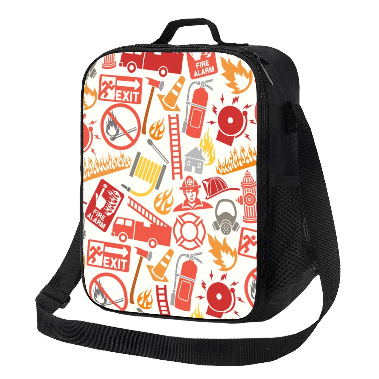 Picia Firefighter Icons Lunch box Lunch bag for men women Large ...