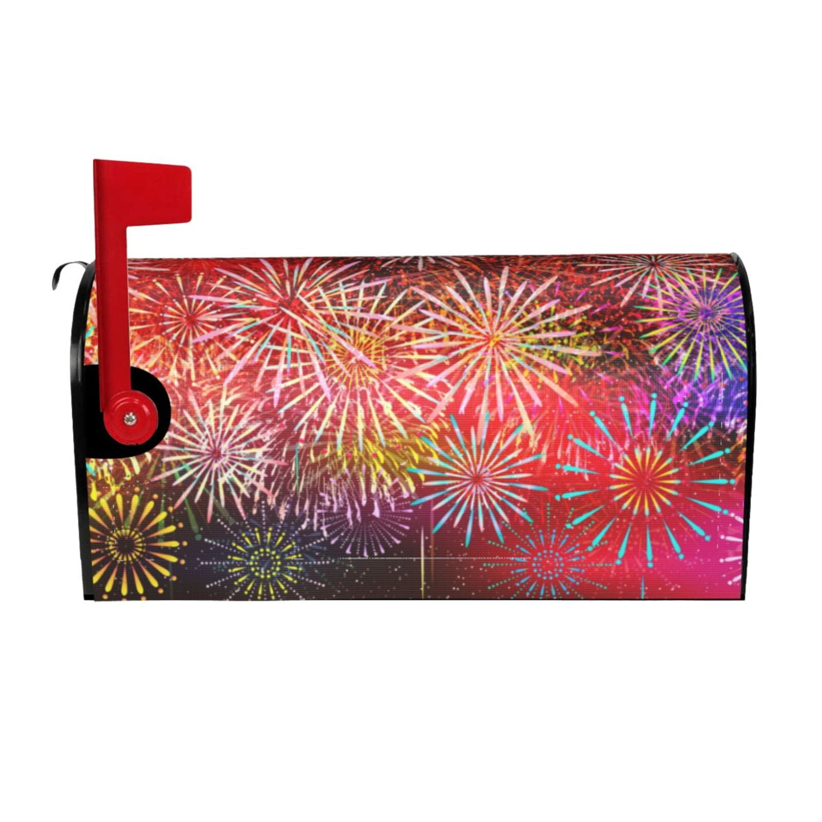 Picia Fireworks Magnetic Mailbox Cover Standard Size-21x18 in - Walmart.com