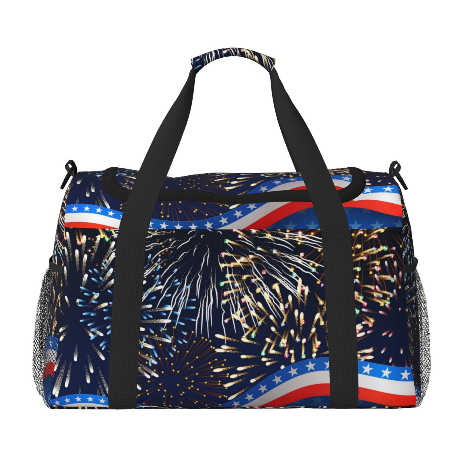 Picia Fireworks Print Travel Duffle Bag,Weekender Bags for Women with ...