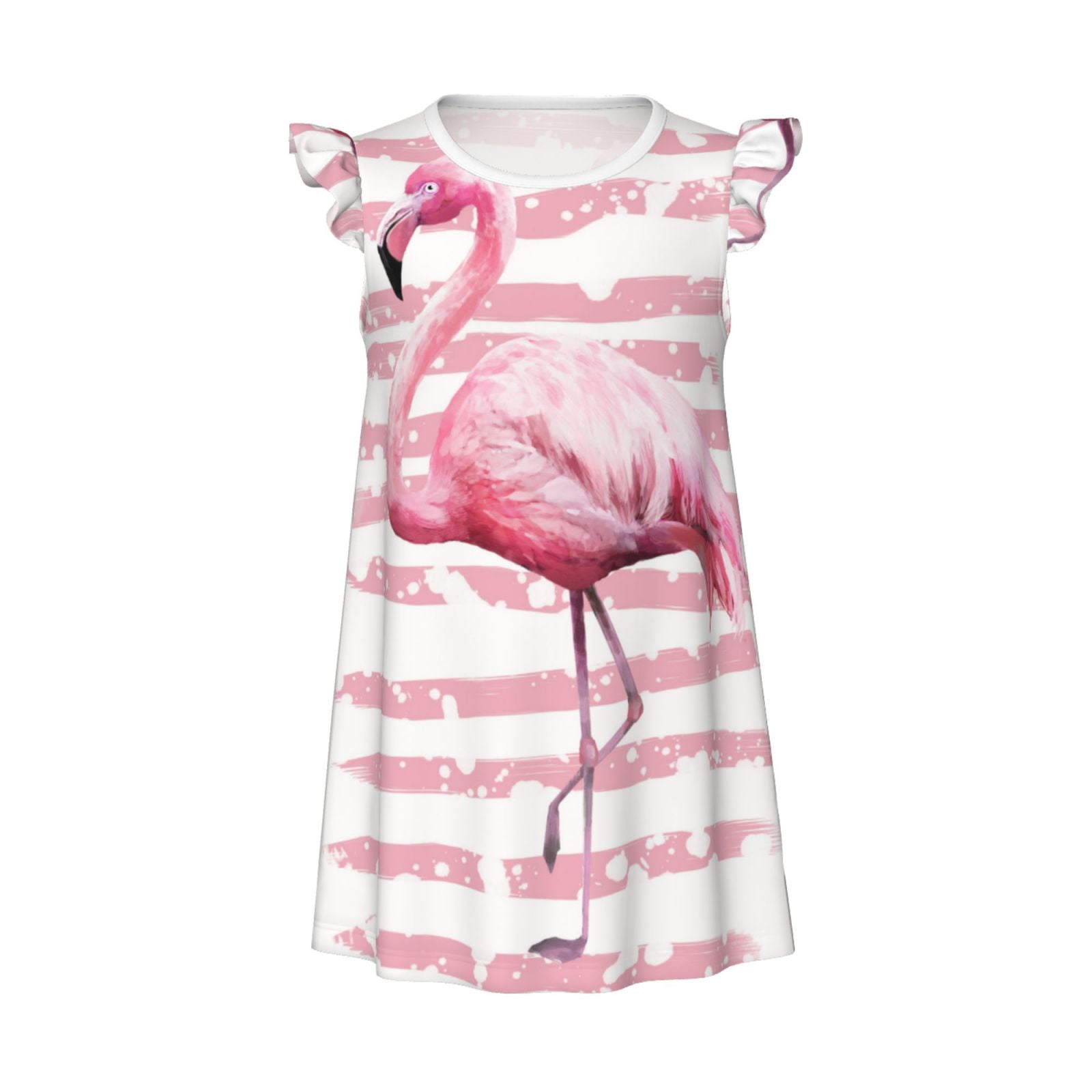 Picia Flamingo Pattern Girls Nightgowns,Unicorn Dress Pajamas for ...