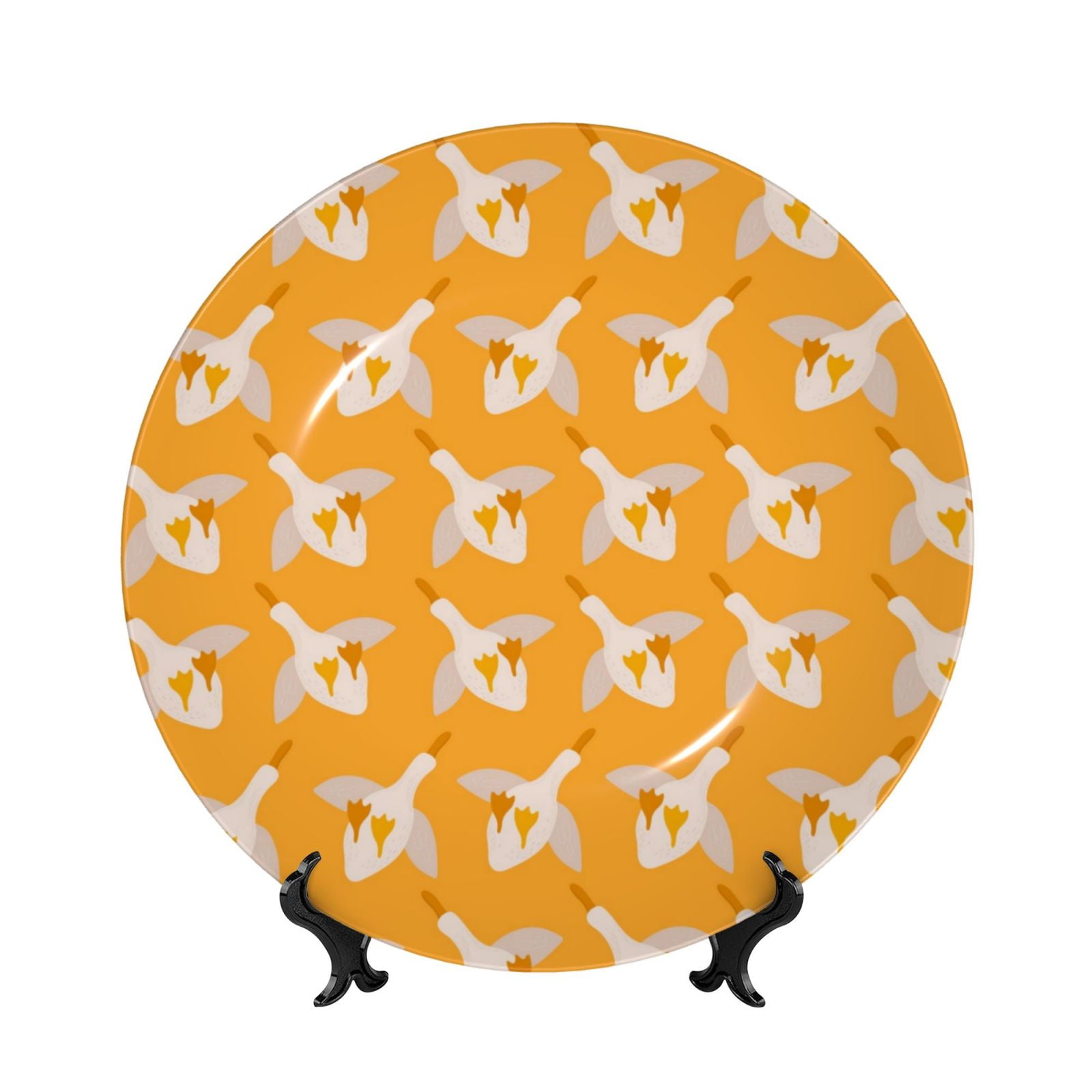 Picia Flying Ducks Pattern Bone China Decorative Plate – Wall Decor ...