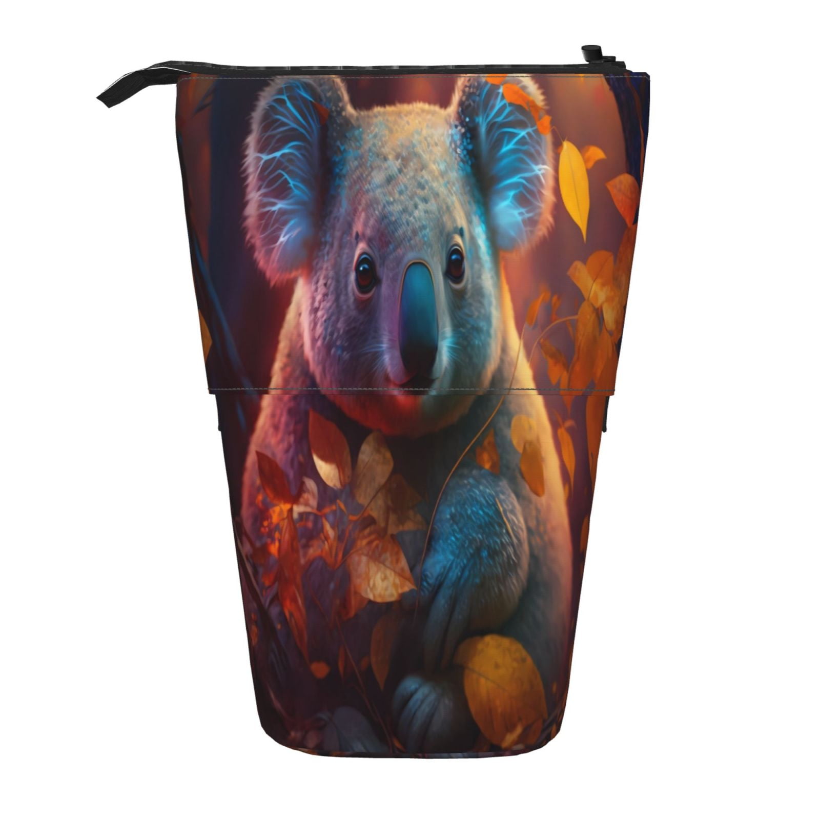 Picia Forest Koala Print Telescopic Pencil Case, Telescopic Pen Holder ...