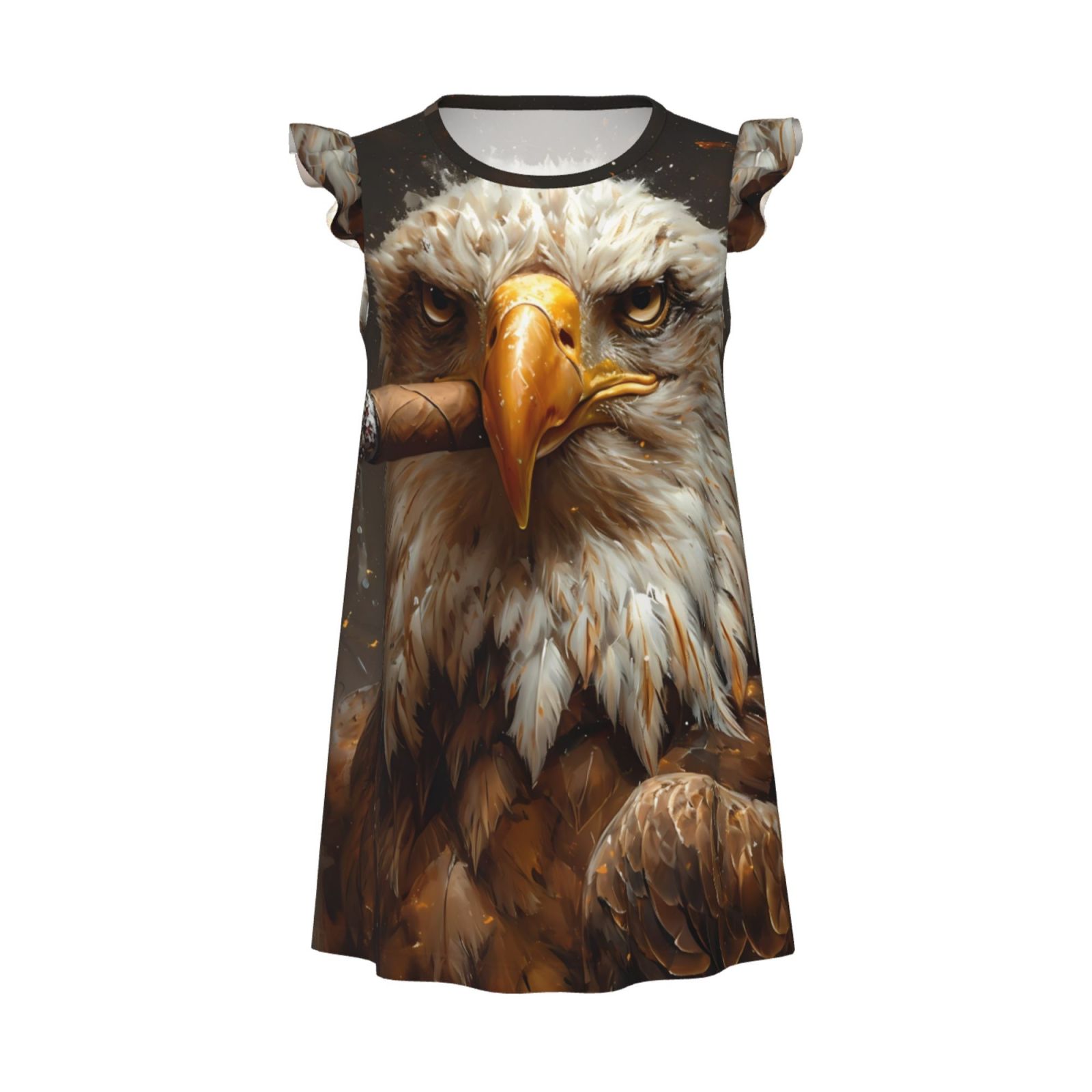 Picia Funny Bald Eagle Pattern Girls Nightgowns,Unicorn Dress Pajamas ...