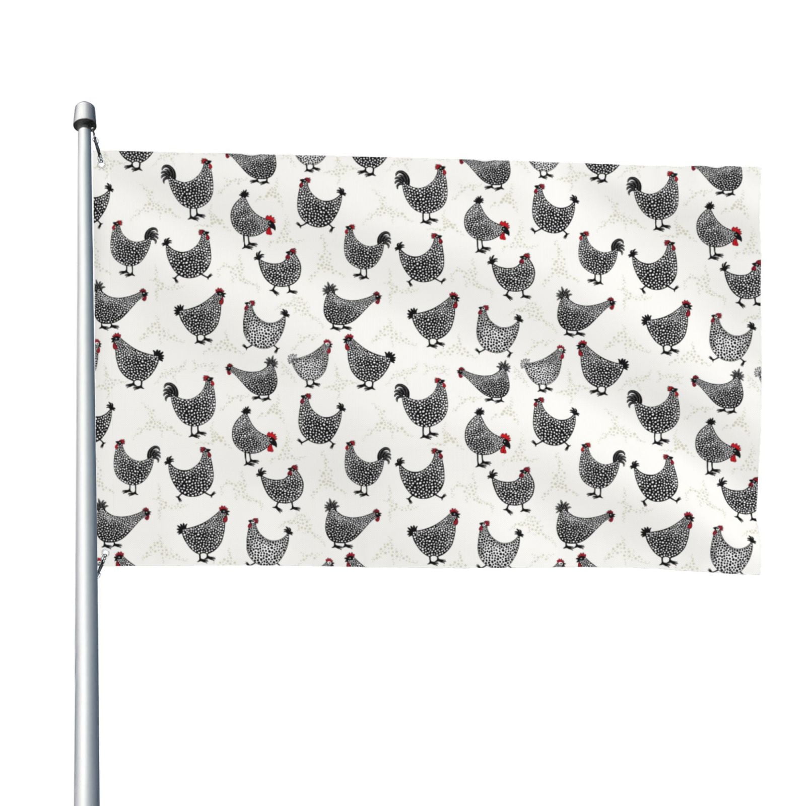 Picia Funny Chicken Printed Flag ,Funny Chicken Pattern Garden Flag ...