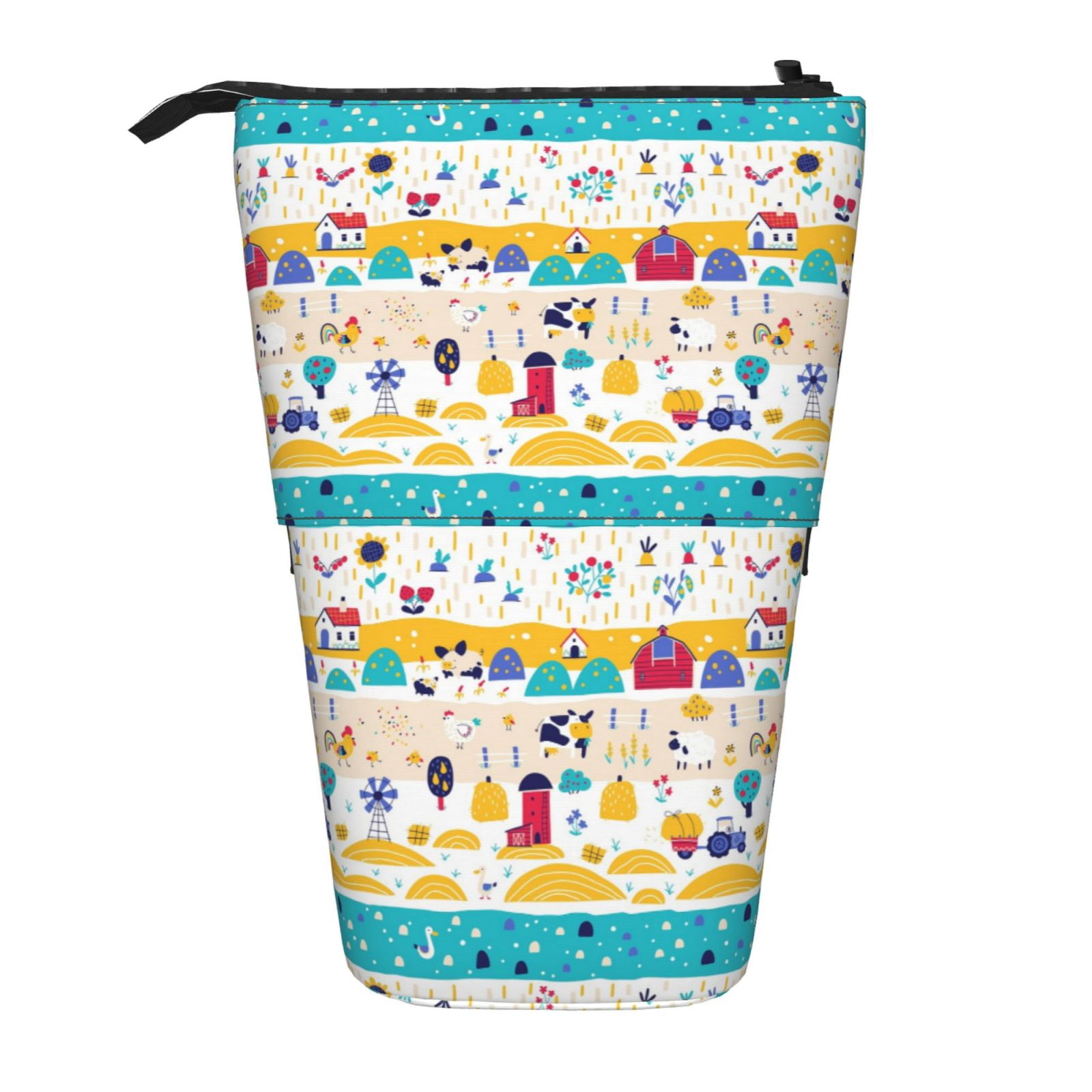 Picia Funny Farm Print Telescopic Pencil Case, Telescopic Pen Holder ...