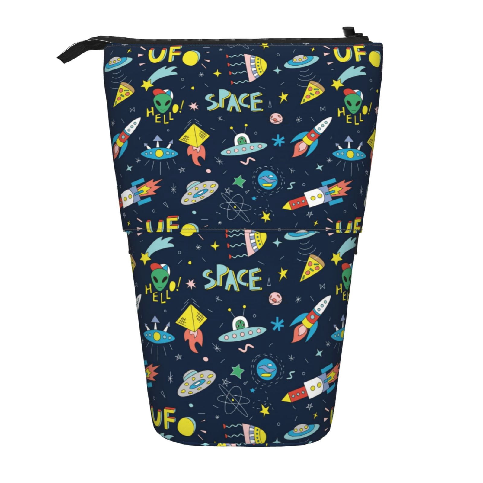 Picia Funny Spaceships Print Telescopic Pencil Case, Telescopic Pen ...