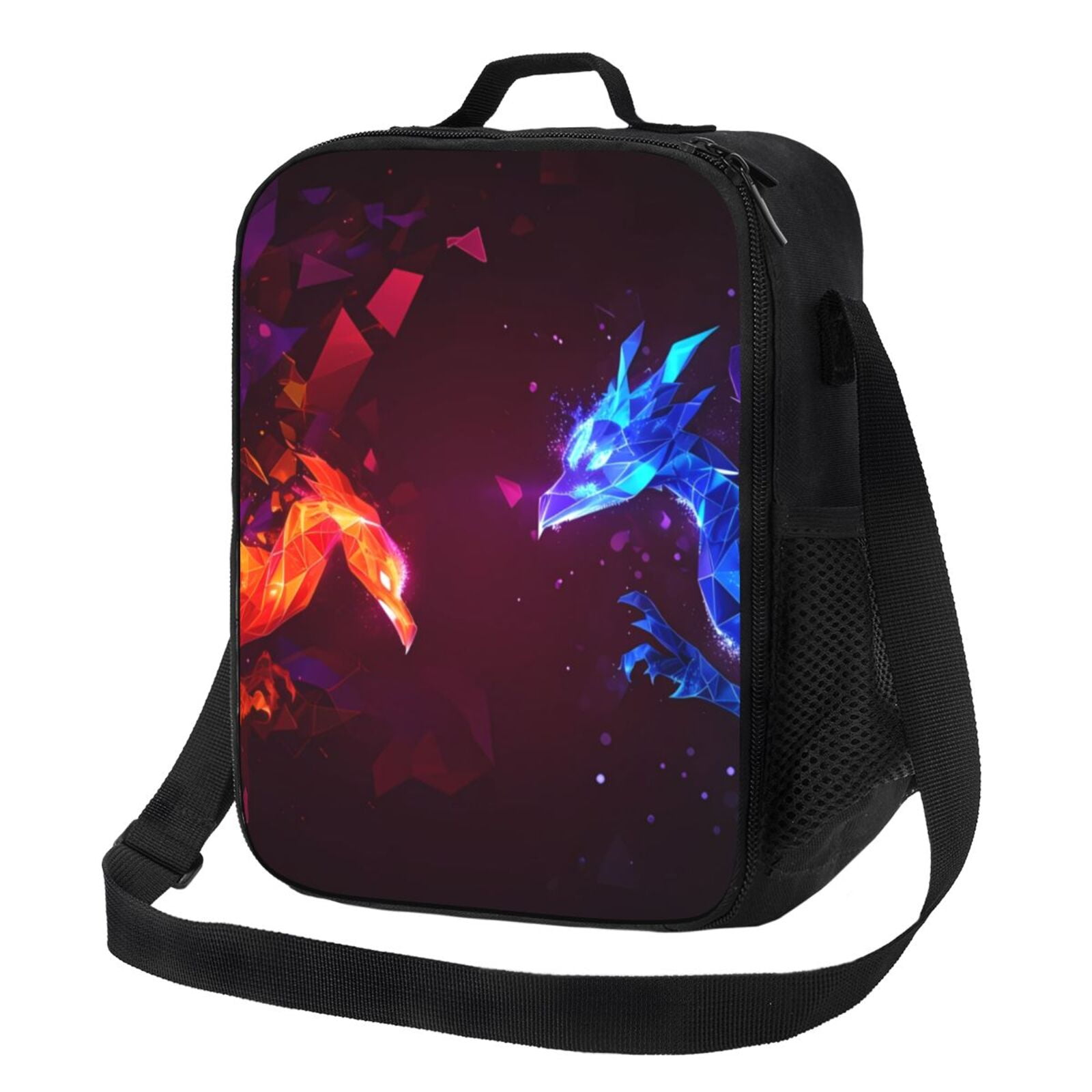 Picia Futuristic Red And Blue Bird Lunch box Lunch bag for men women ...