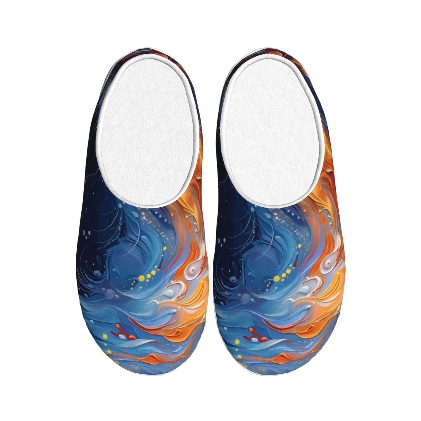 Picia Galactic Dog Swirls Art for Women's Lamb-hug Comfy Fleece House ...