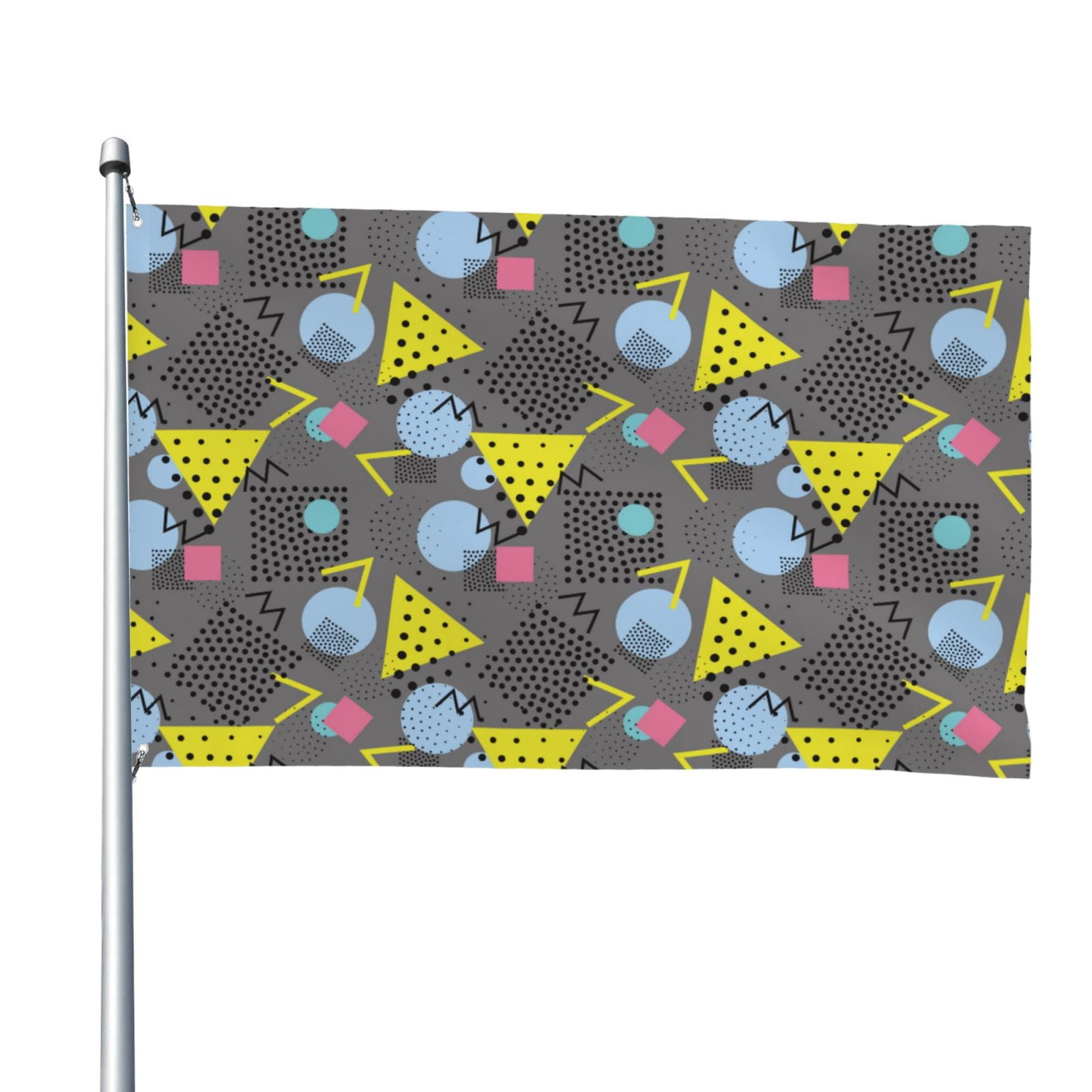 Picia Geometric Printed Flag ,Geometric Pattern Garden Flag Vertical ...