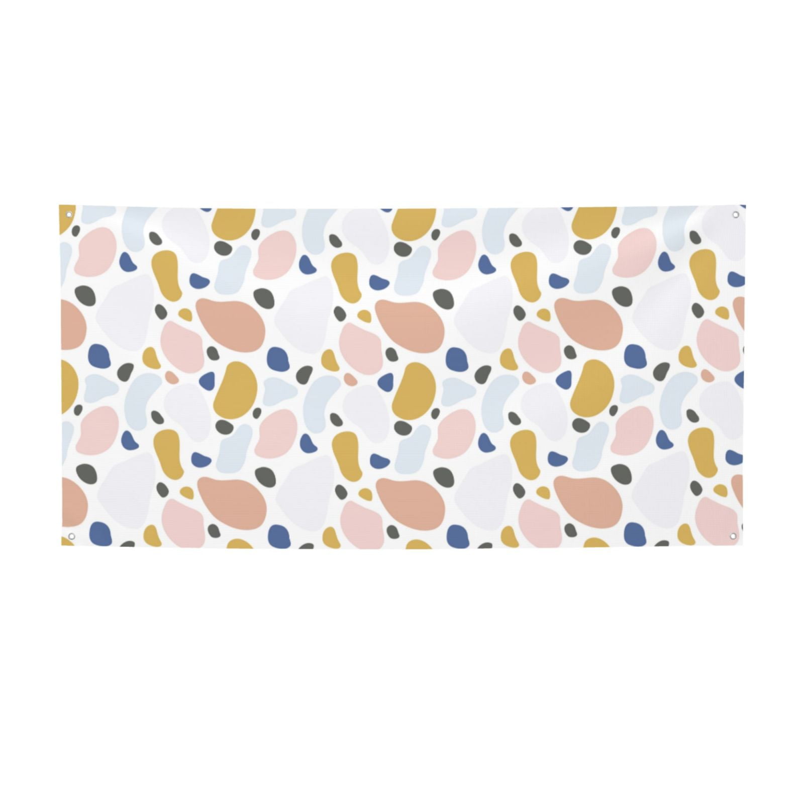 Picia Geometric Spots Pattern Party Banner, Festive Decoration, Holiday ...