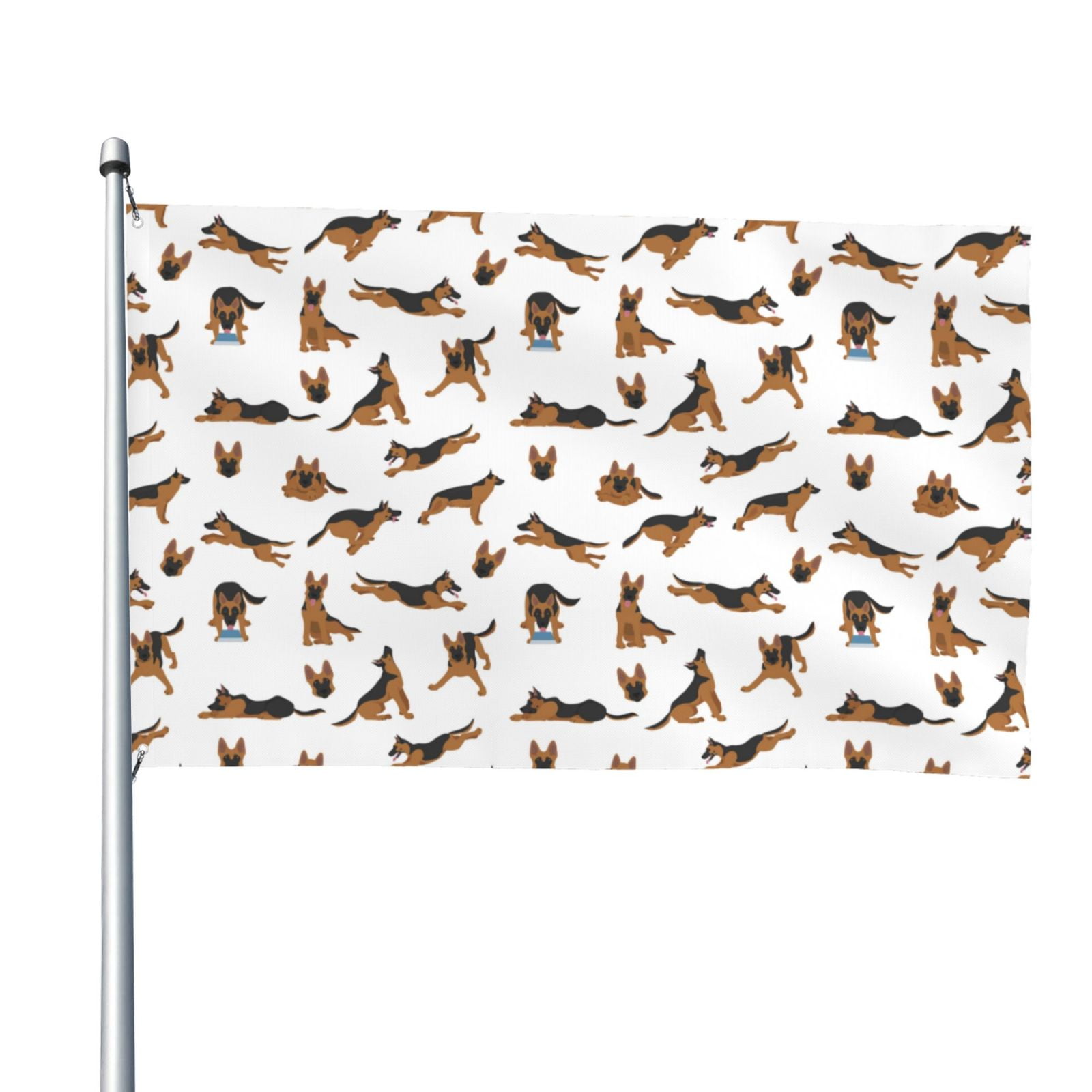 Picia German Shepherd Dog Printed Flag ,German Shepherd Dog Pattern ...