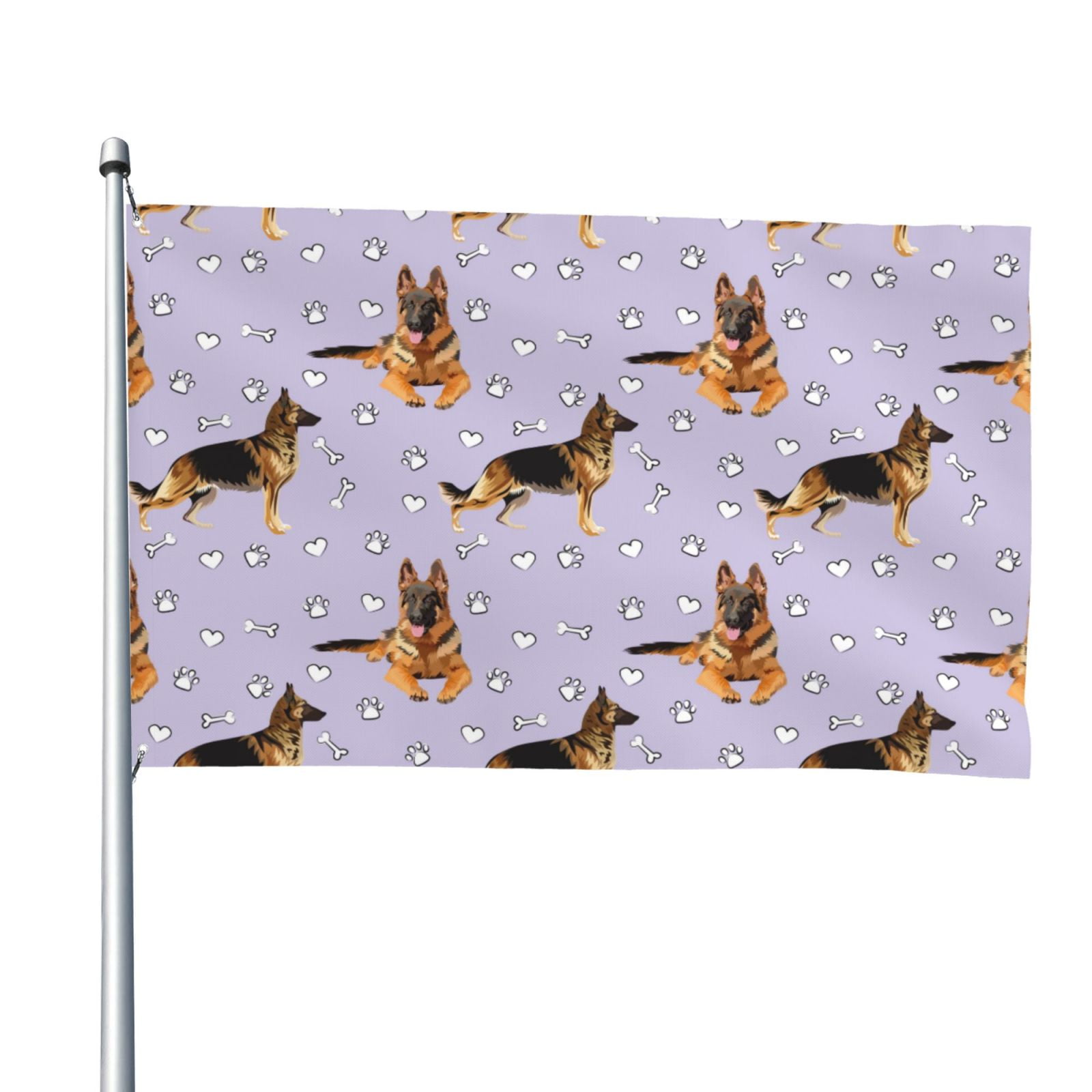 Picia German Shepherd Dog Printed Flag ,German Shepherd Dog Pattern ...