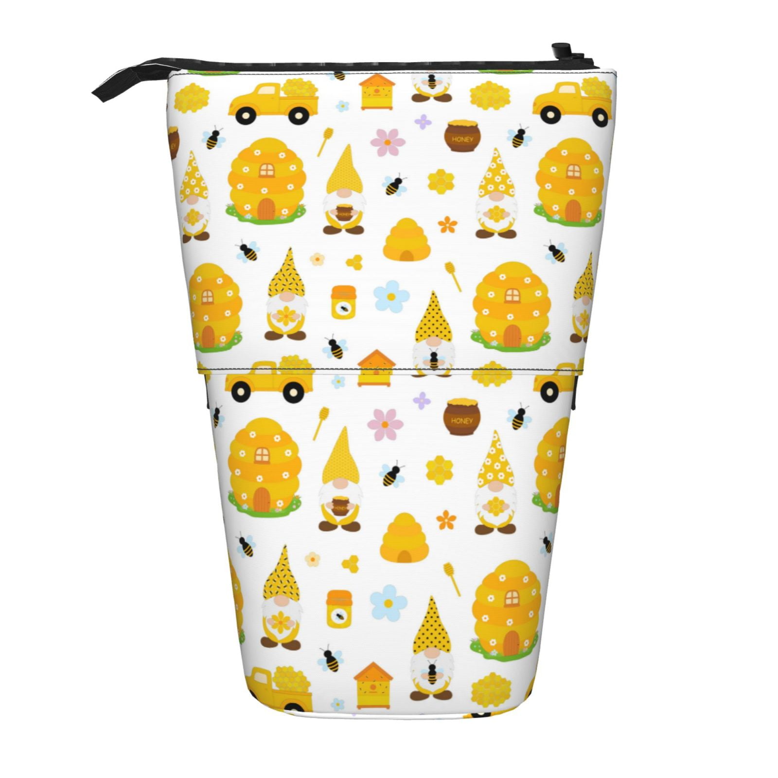 Picia Gnomes Bees Print Telescopic Pencil Case, Telescopic Pen Holder ...