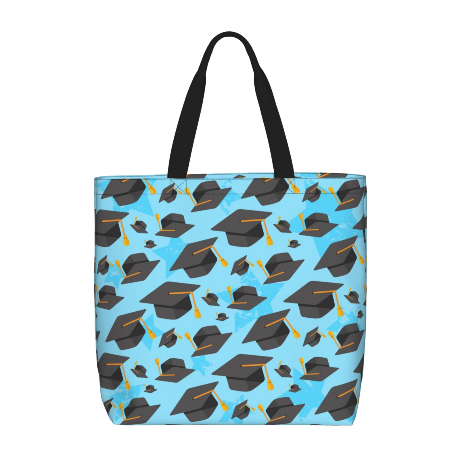 Picia Graduation Hats1 for Tote Bag for Women with Zipper, Gym Tote ...