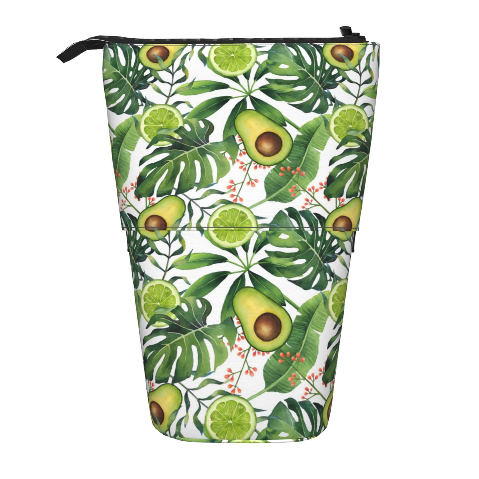 Picia Green Tropical Print Telescopic Pencil Case, Telescopic Pen ...