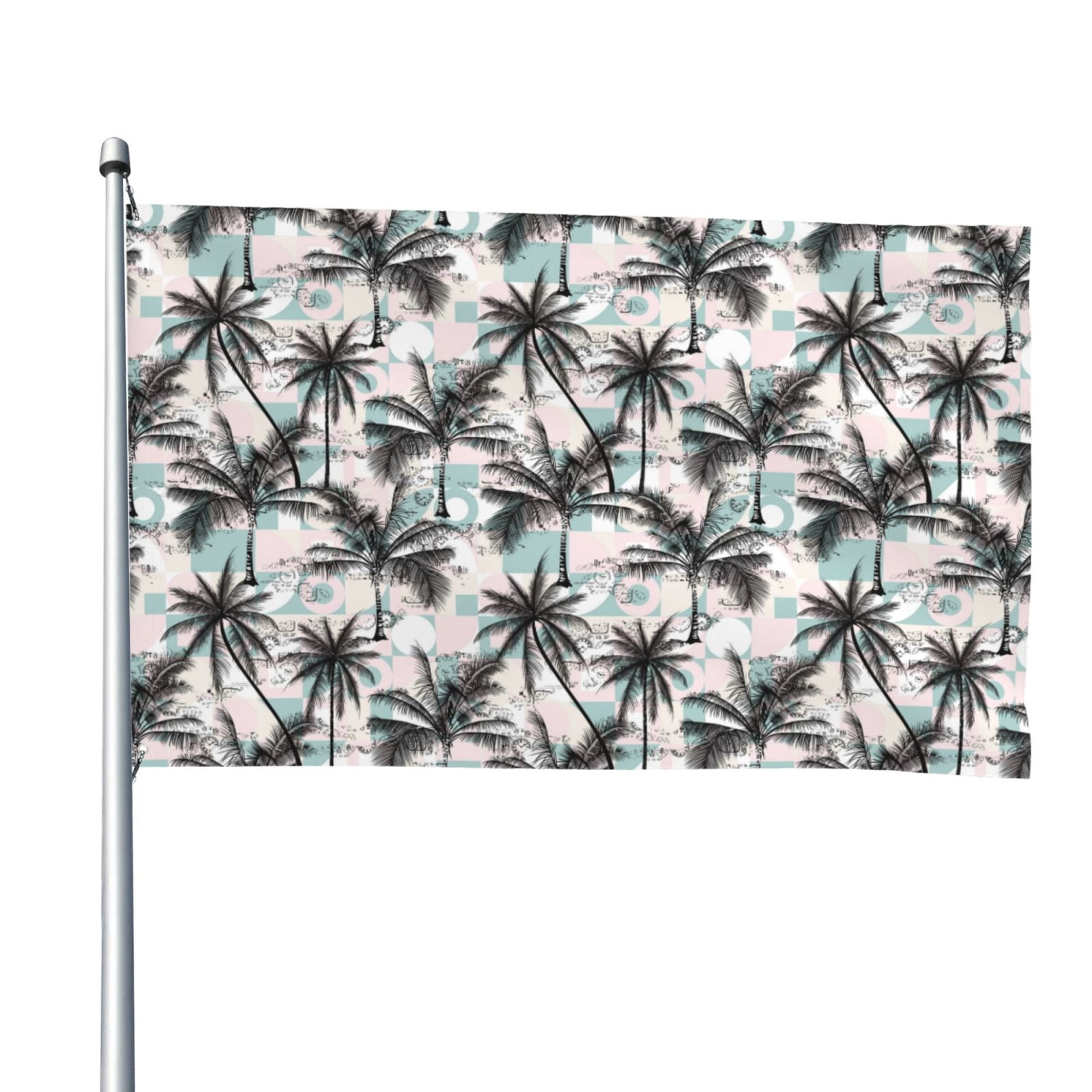Picia Hawaii Palms Printed Flag ,Hawaii Palms Pattern Garden Flag ...