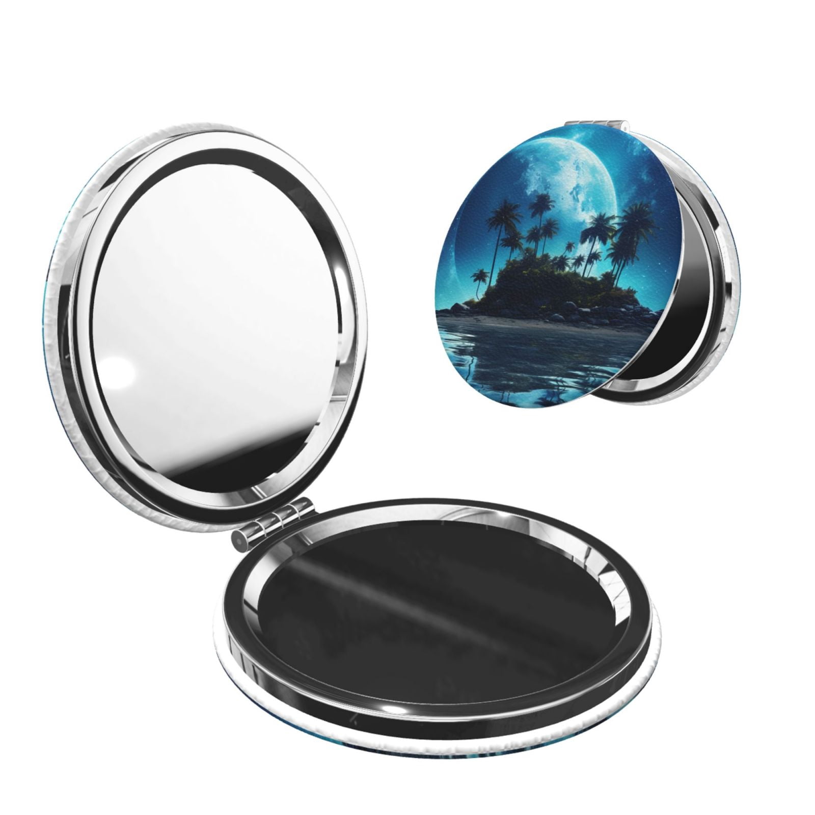 Picia Hawaiian Beach Pirate Moon for Compact Vanity Mirror , Travel ...