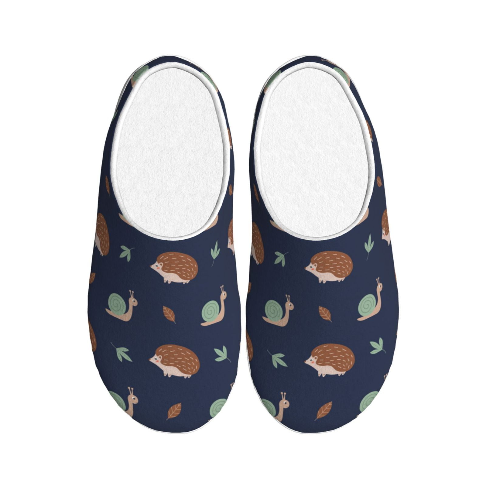 Picia Hedgehog And Snail for Women's Lamb-hug Comfy Fleece House ...