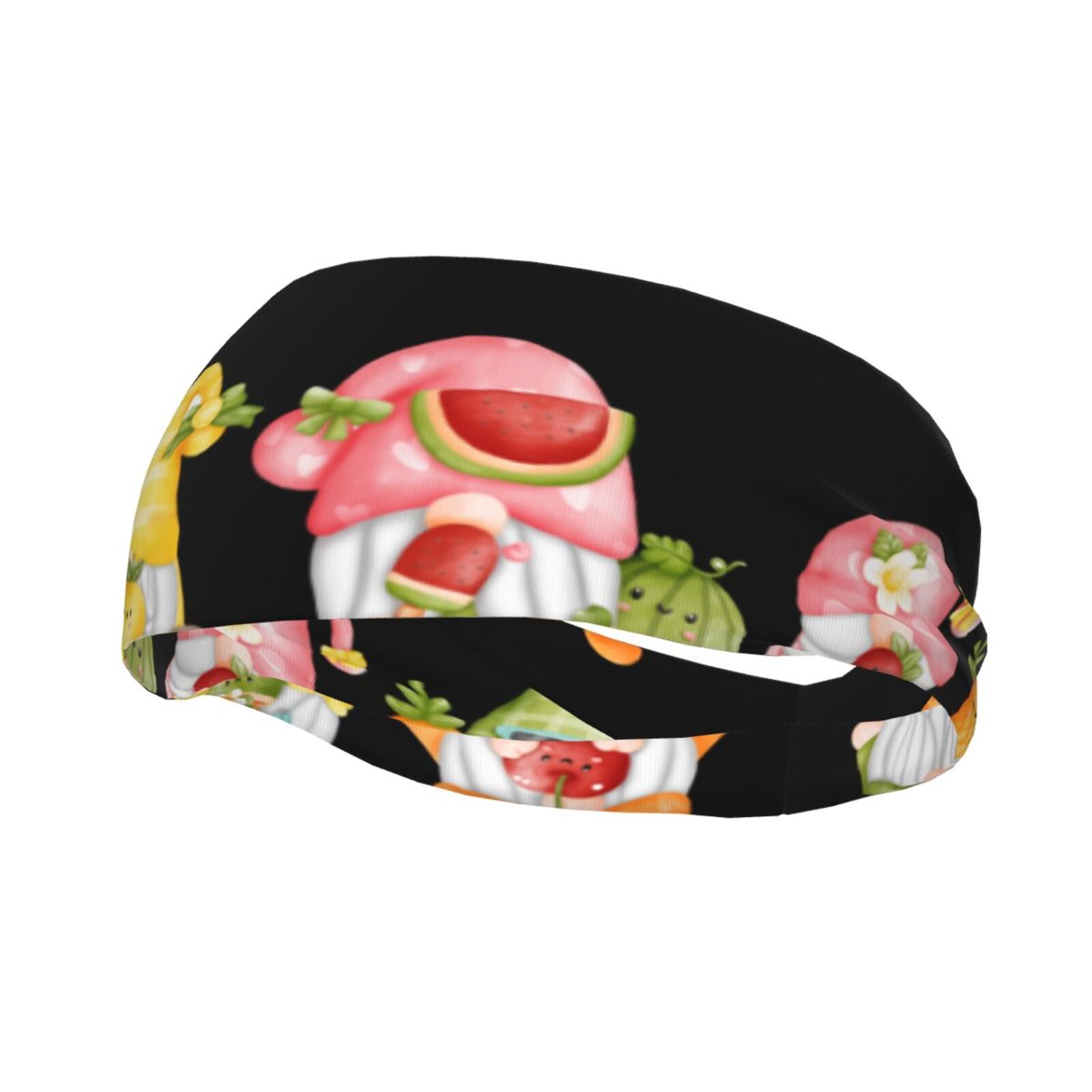 Picia Hello Summer Gnome Print Mens Running Headband,Mens Sweatband ...