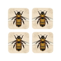 Vsdgher Burgers And Hot Dogs Leather Coasters for Drinks, Durable Drink ...