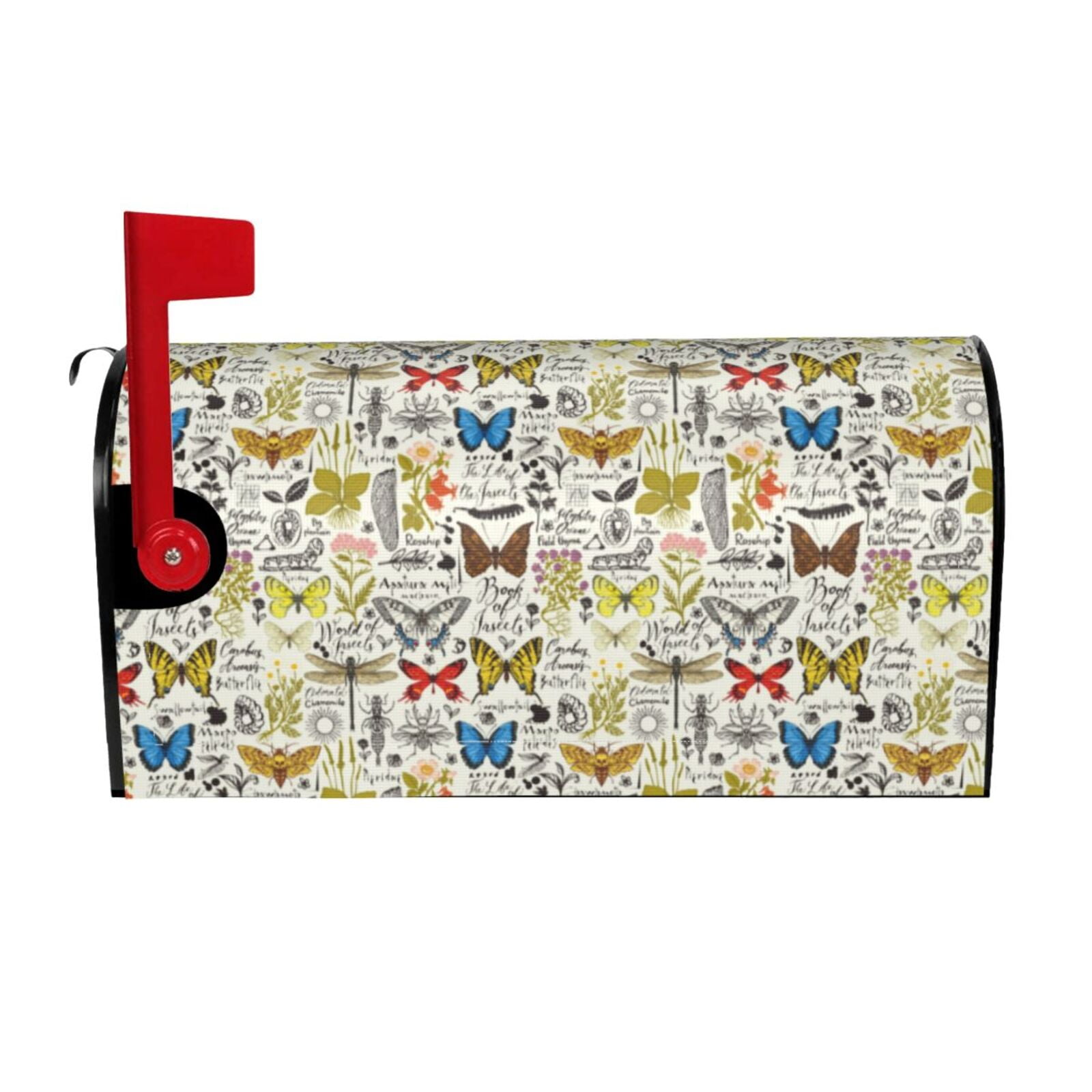 Picia Insects And Medicinal Herbs Magnetic Mailbox Cover Standard Size ...