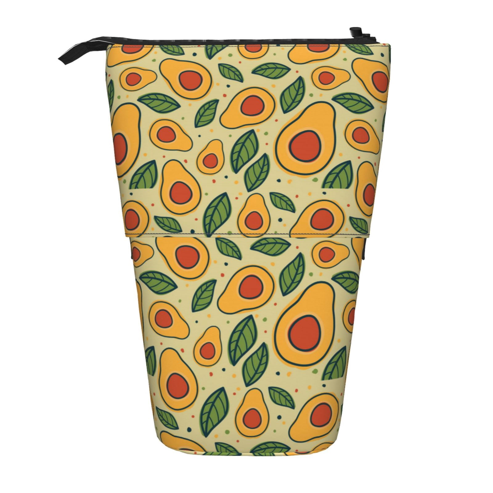 Picia Leaves Avocado Print Telescopic Pencil Case, Telescopic Pen ...