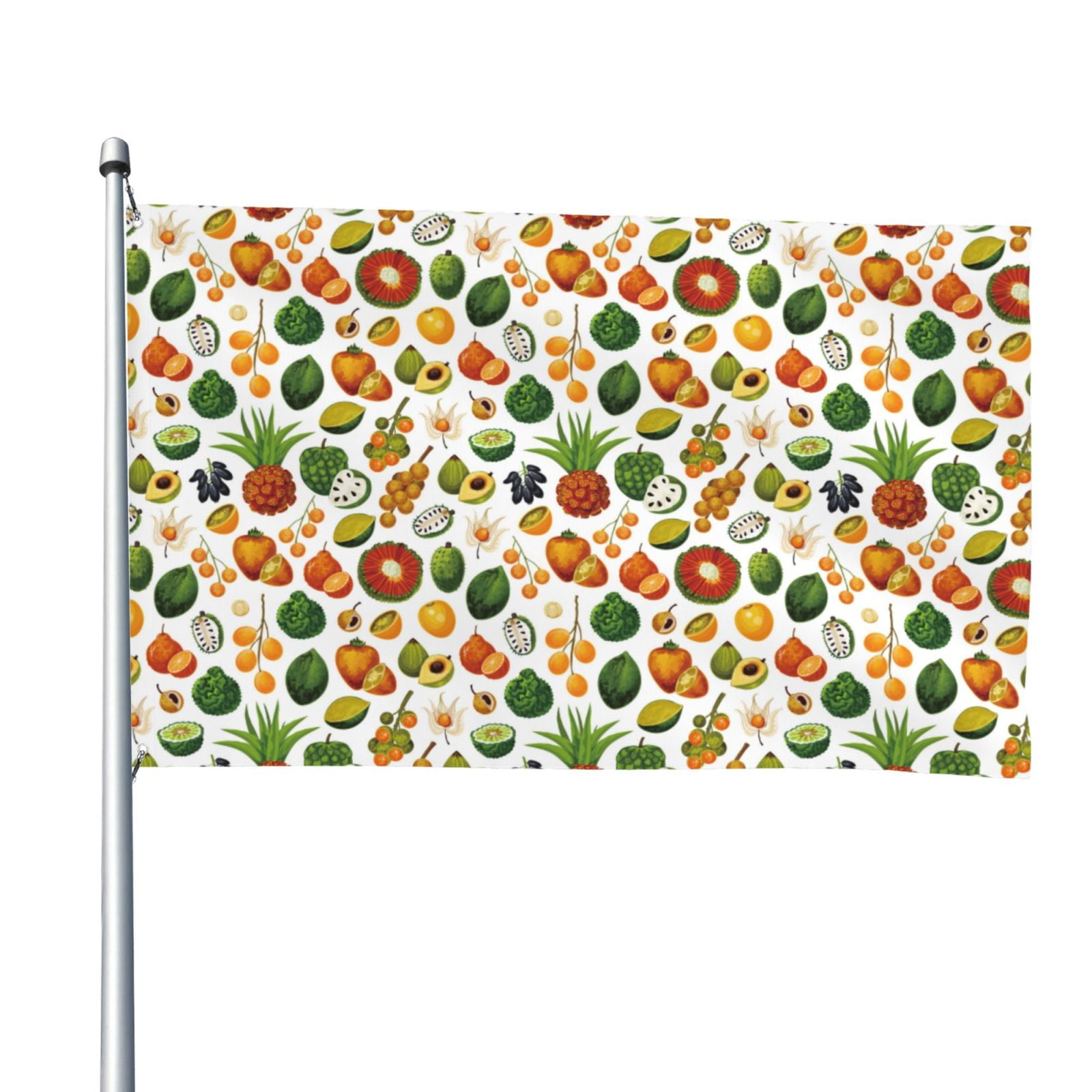 Picia Lemon Fruits Vegetables Printed Flag ,Lemon Fruits Vegetables ...