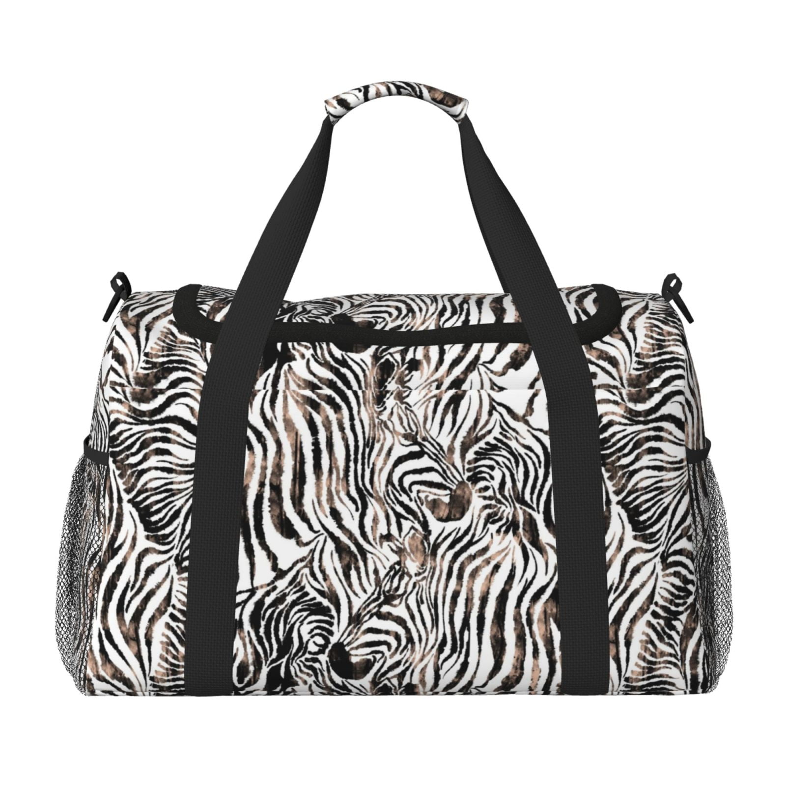 Picia Leopard And Zebra Print Travel Duffle Bag,Weekender Bags for ...