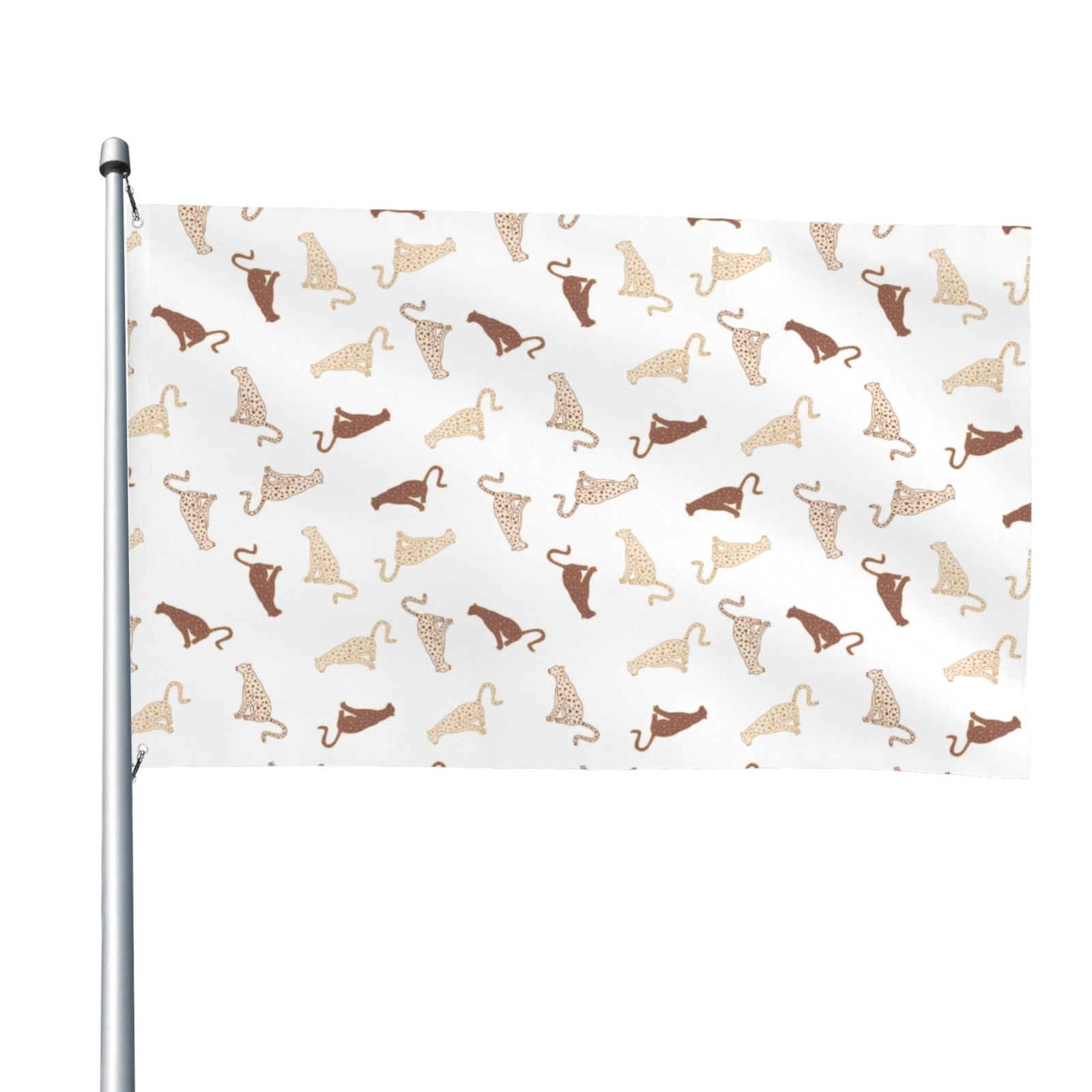 Picia Leopard Print Printed Flag ,Leopard Print Pattern Garden Flag ...