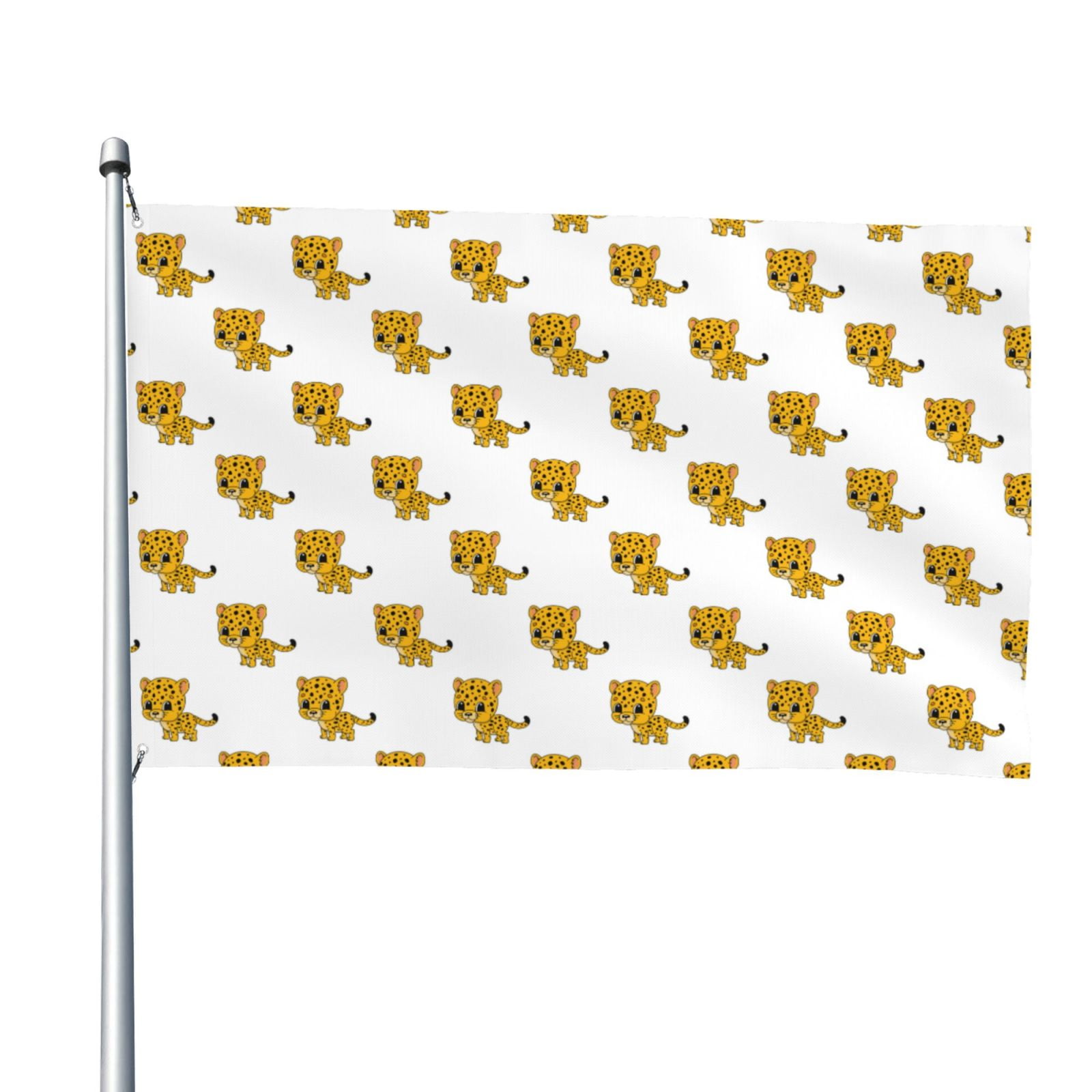 Picia Leopard Print Printed Flag ,Leopard Print Pattern Garden Flag ...