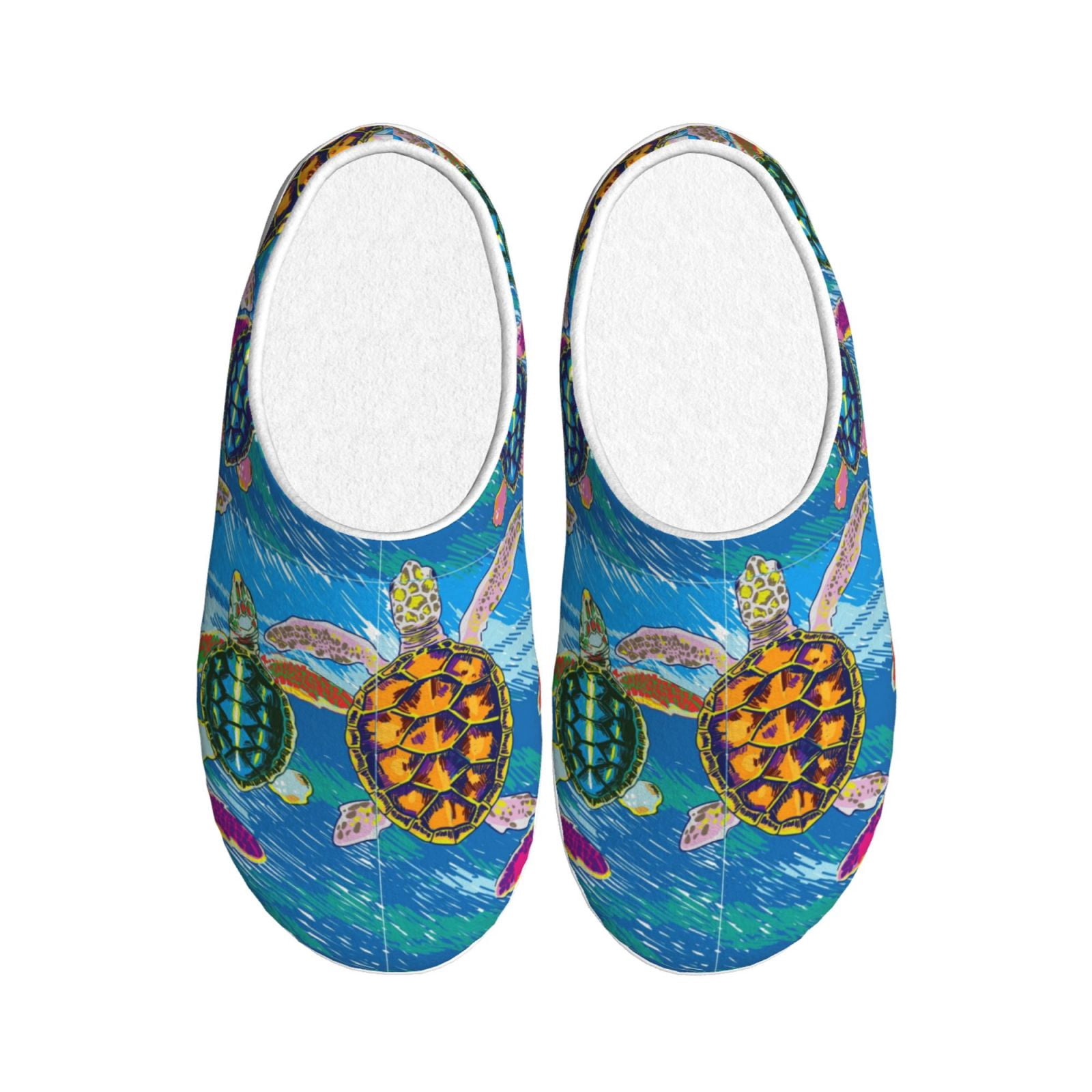 Picia Little Sea Turtles for Women's Lamb-hug Comfy Fleece House ...