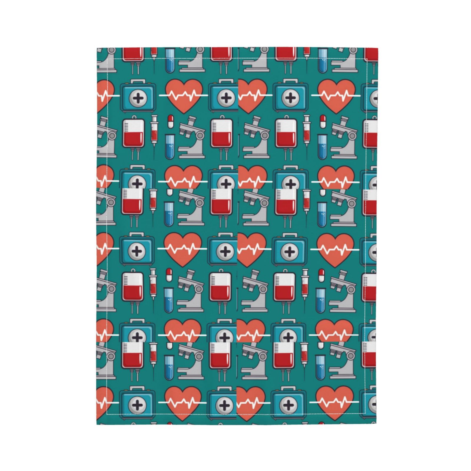 Picia Medical Elements Pattern Baby Soft Dot Blanket with Silky Satin ...