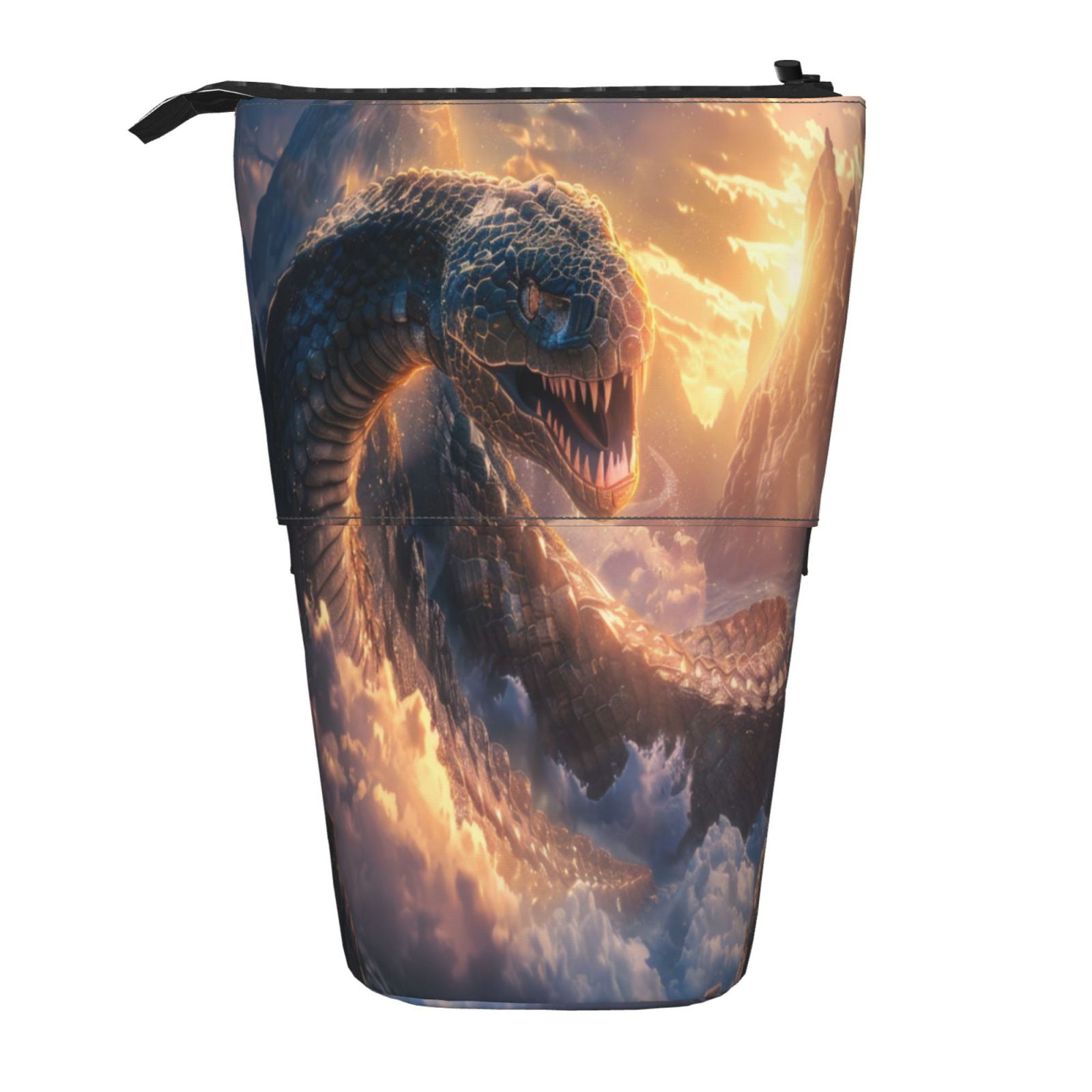 Picia Mythical Serpent Mountain Sunrise Print Telescopic Pencil Case ...