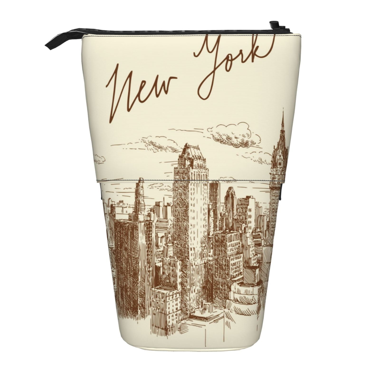 Picia New York Print Telescopic Pencil Case, Telescopic Pen Holder ...