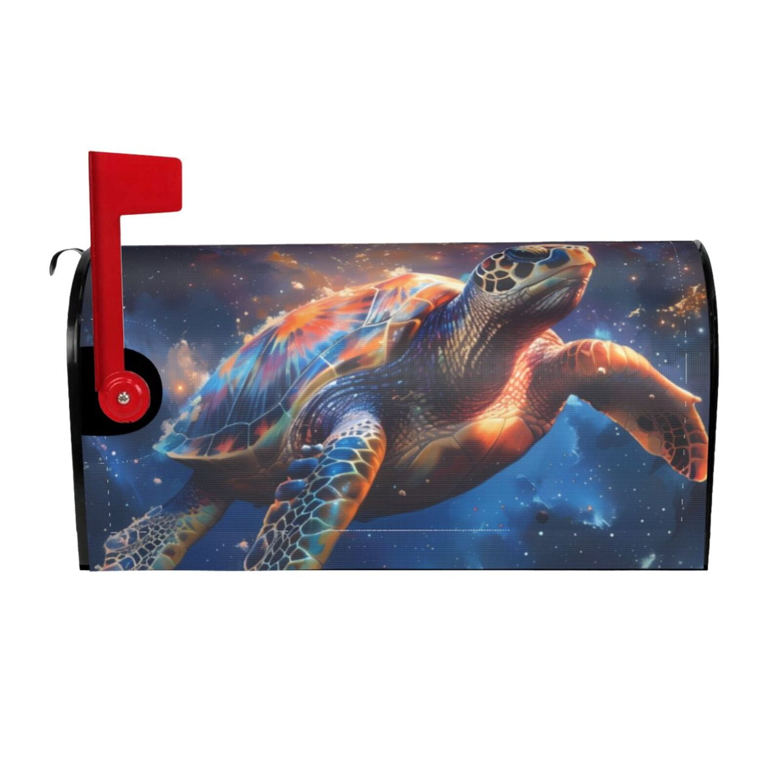 Picia Night Sky Turtle Magnetic Mailbox Cover Standard Size-25.5x21 in ...