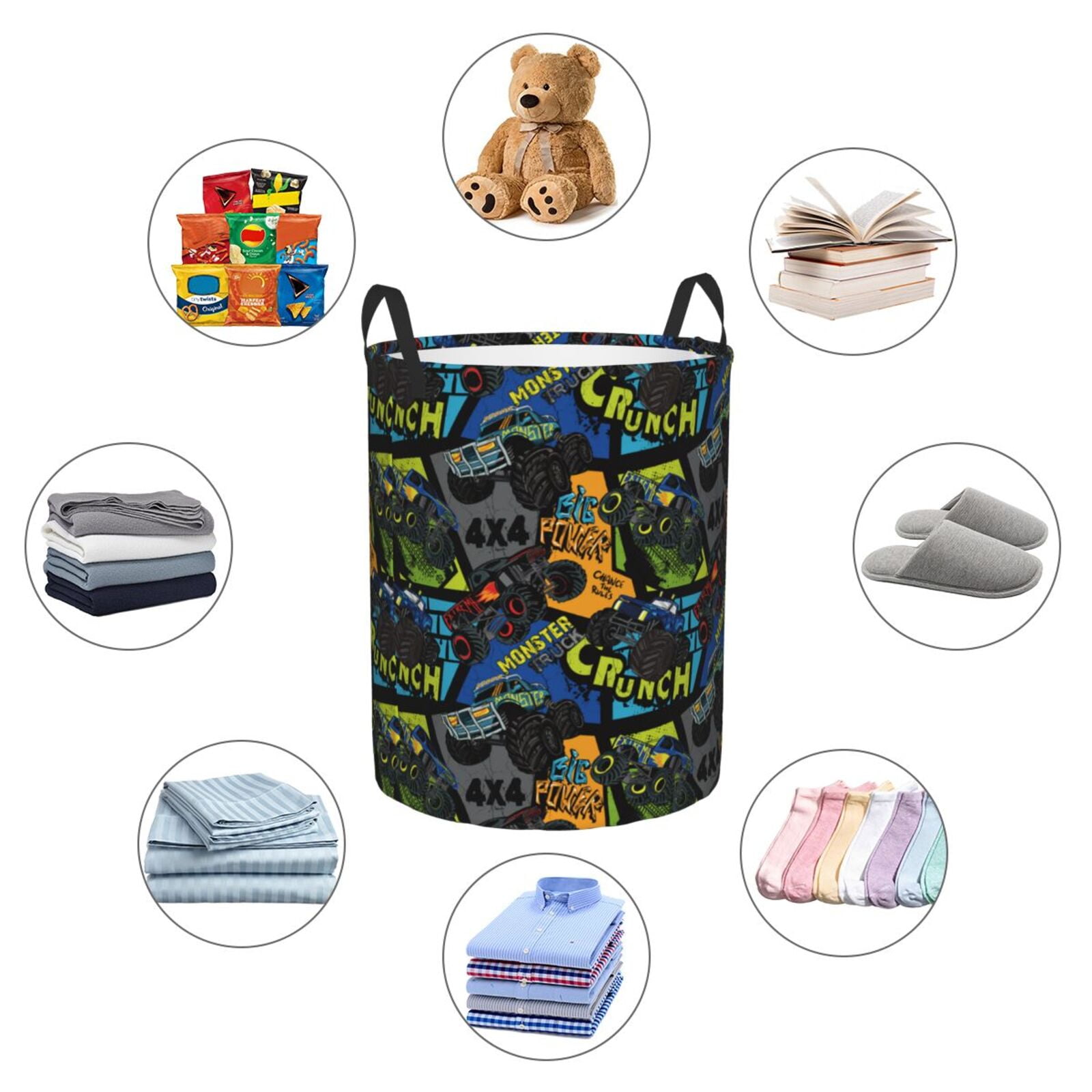 Picia Off-Road Vehicle Large Laundry Basket, Waterproof, Freestanding ...