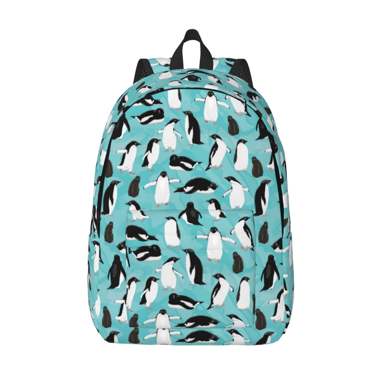 Picia Penguins Printed Canvas Daypack - Stylish and Durable Vintage ...