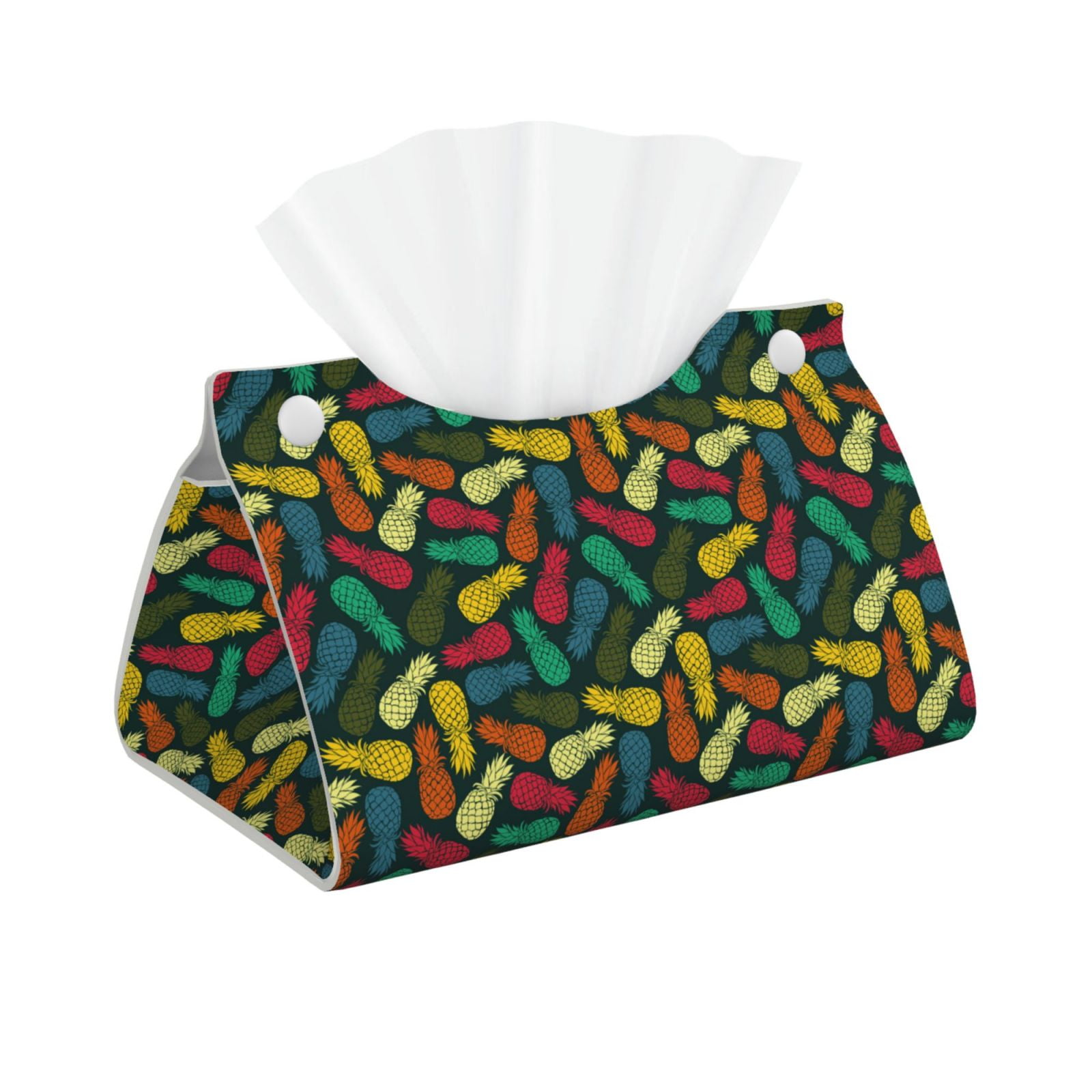 Picia Pineapple Fruit Colorful Pattern Long Tissue Box Cover,PVC ...