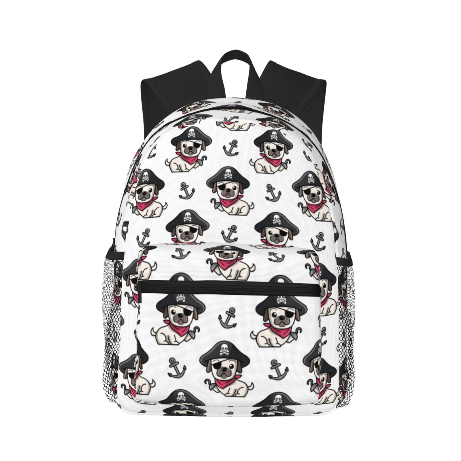 Picia Pirate Puppy Large Capacity Backpack Classic Style Backpack ...