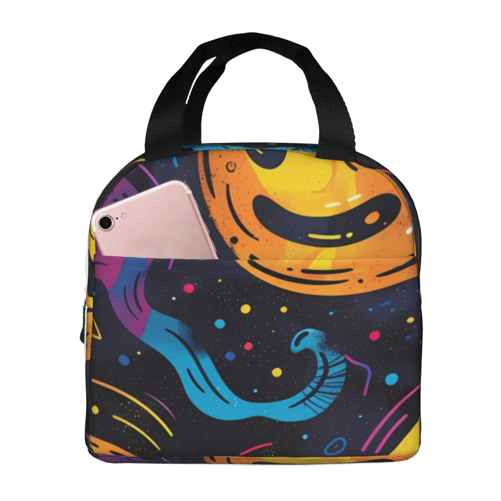 Picia Playful Ghosts Night Sky Printed Lunch box Lunch bag for Men ...