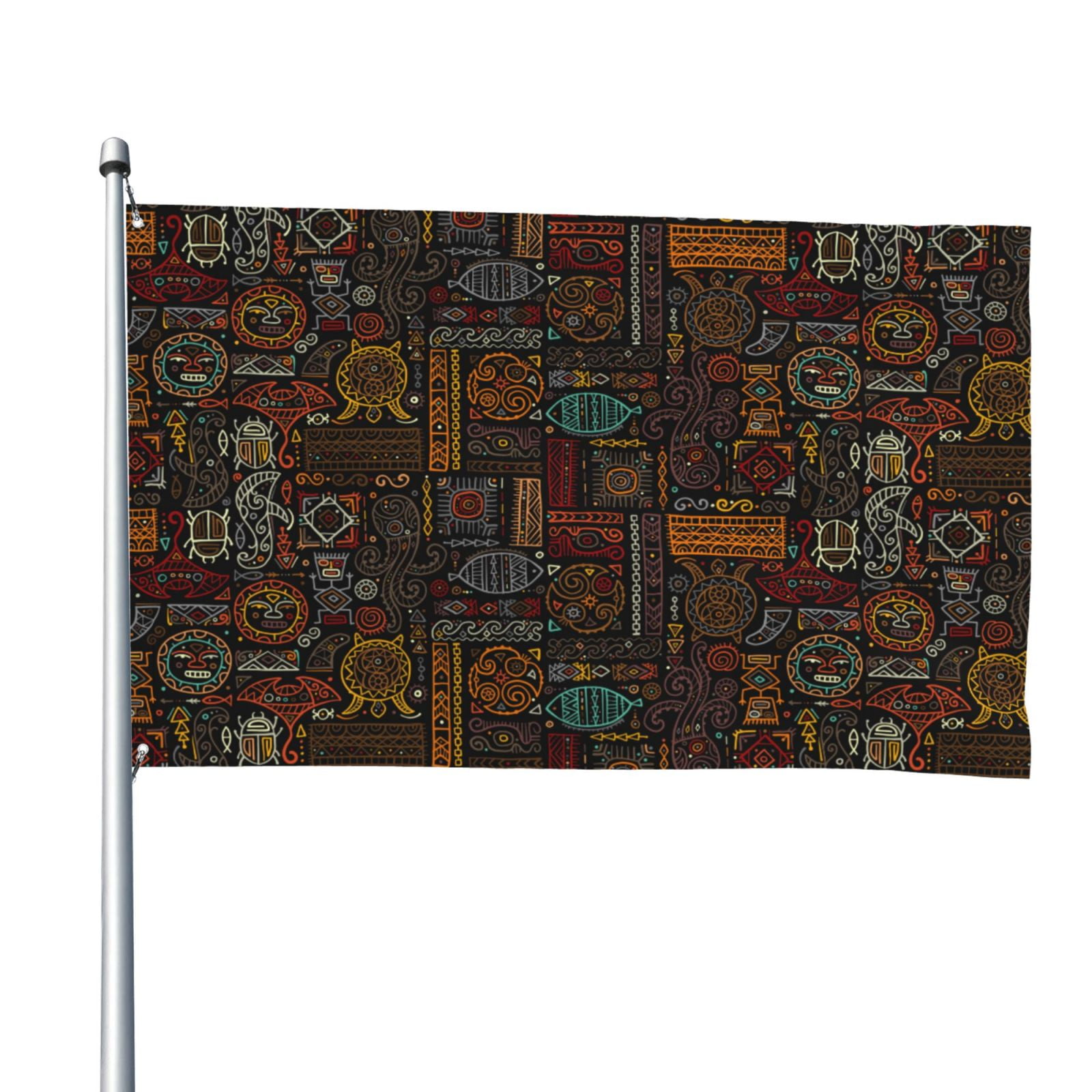 Picia Polynesian Turtles Printed Flag ,Polynesian Turtles Pattern ...