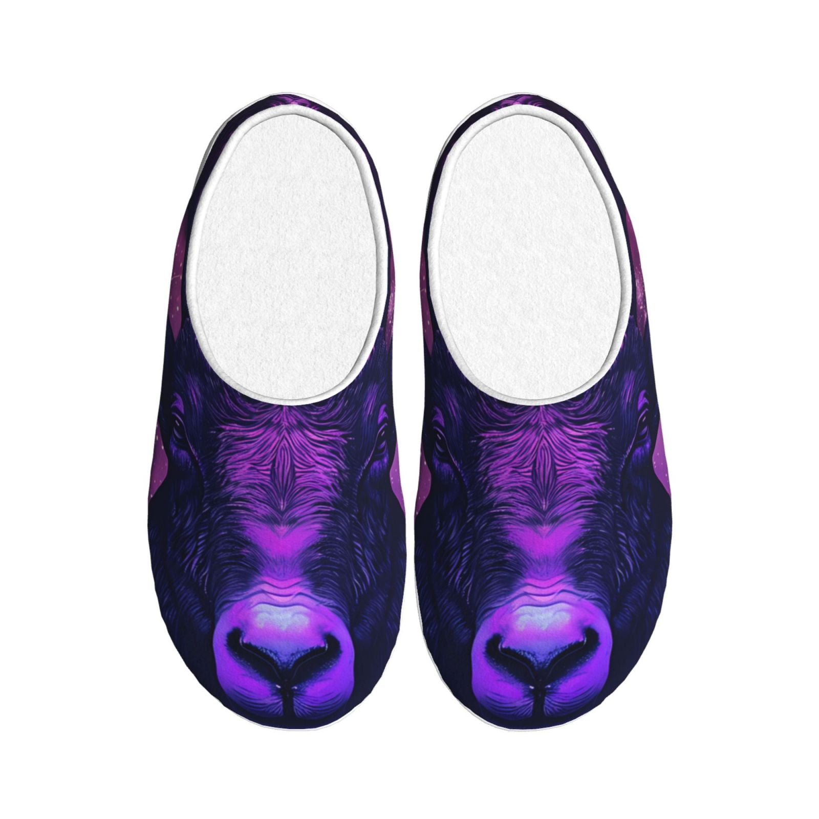 Picia Purple Starry Sky Antelope for Women's Lamb-hug Comfy Fleece ...