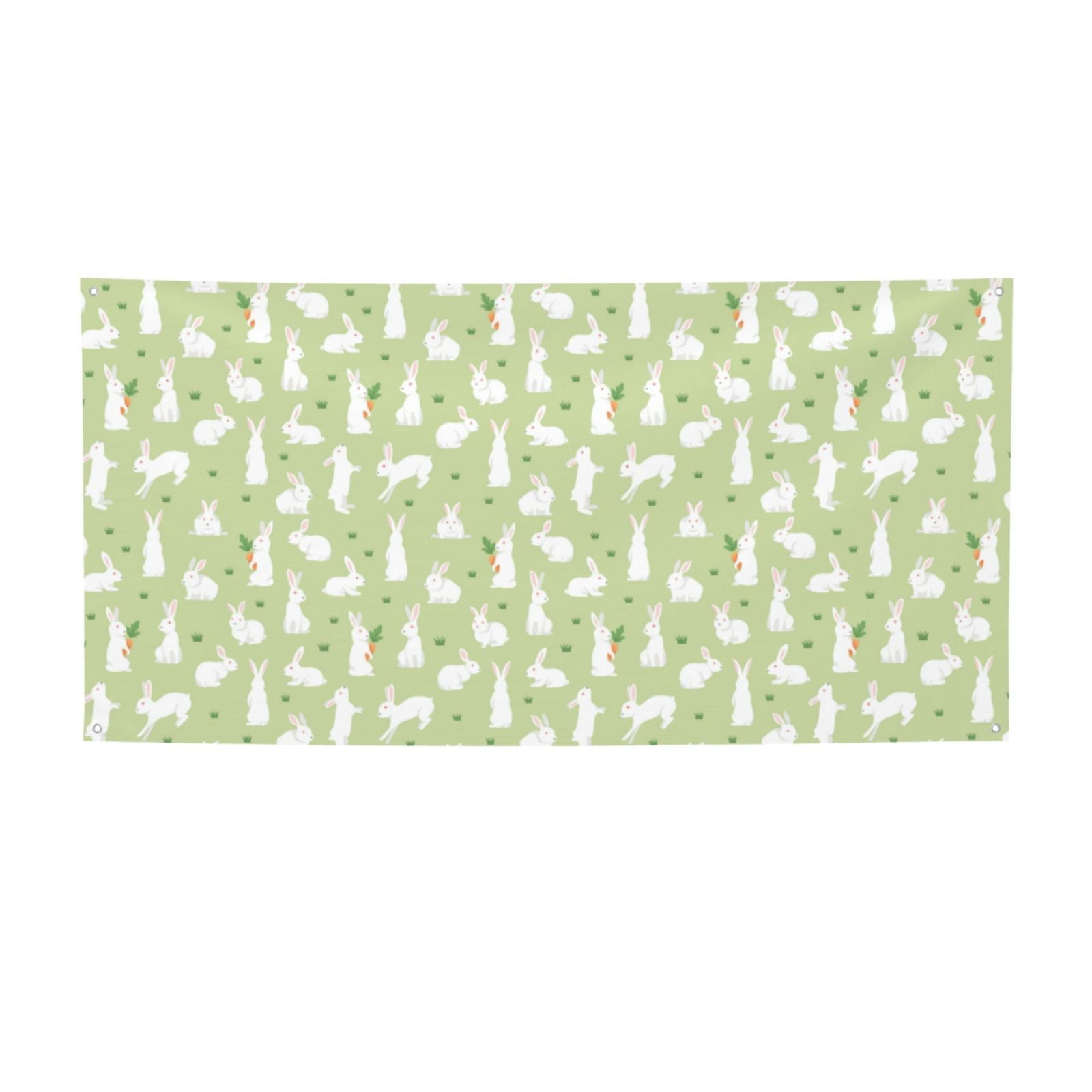 Picia Rabbit And Carrot (2) Pattern Party Banner, Festive Decoration ...