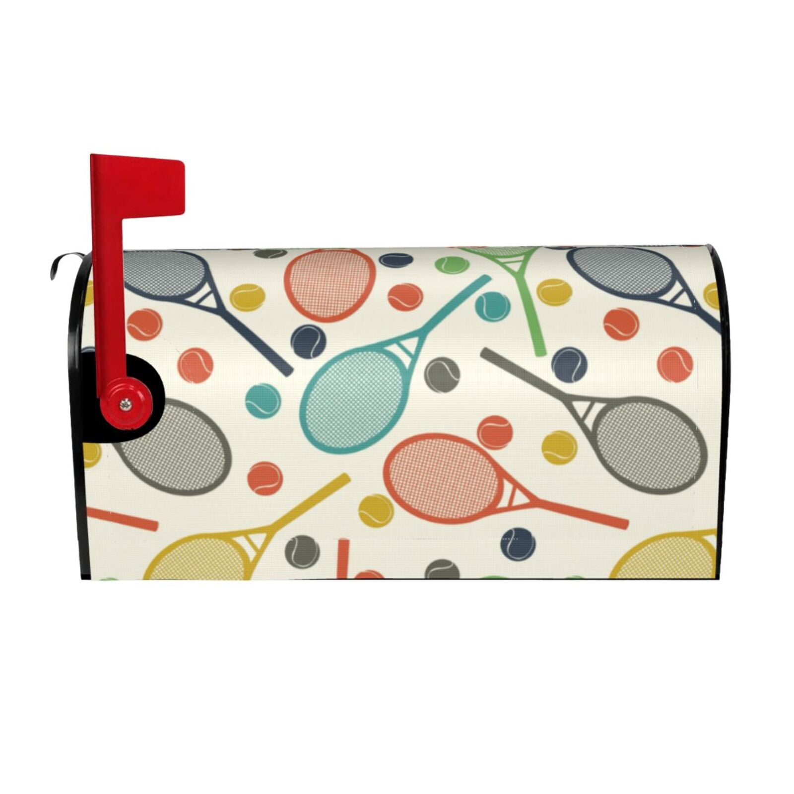 Picia Racket and Tennis Ball Magnetic Mailbox Cover Standard Size-25 ...