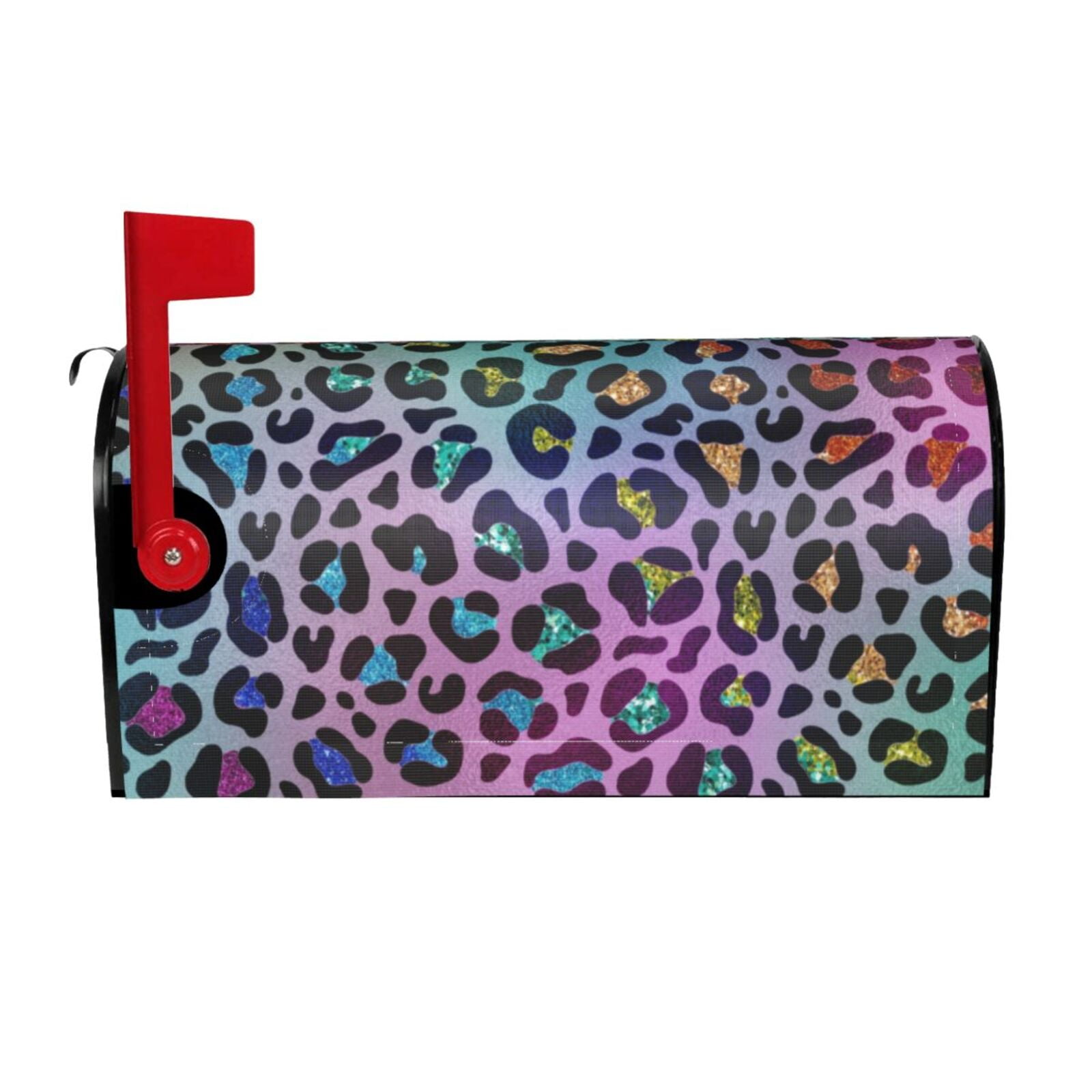 Picia Rainbow Animal Skin Magnetic Mailbox Cover Standard Size-25.5x21 ...