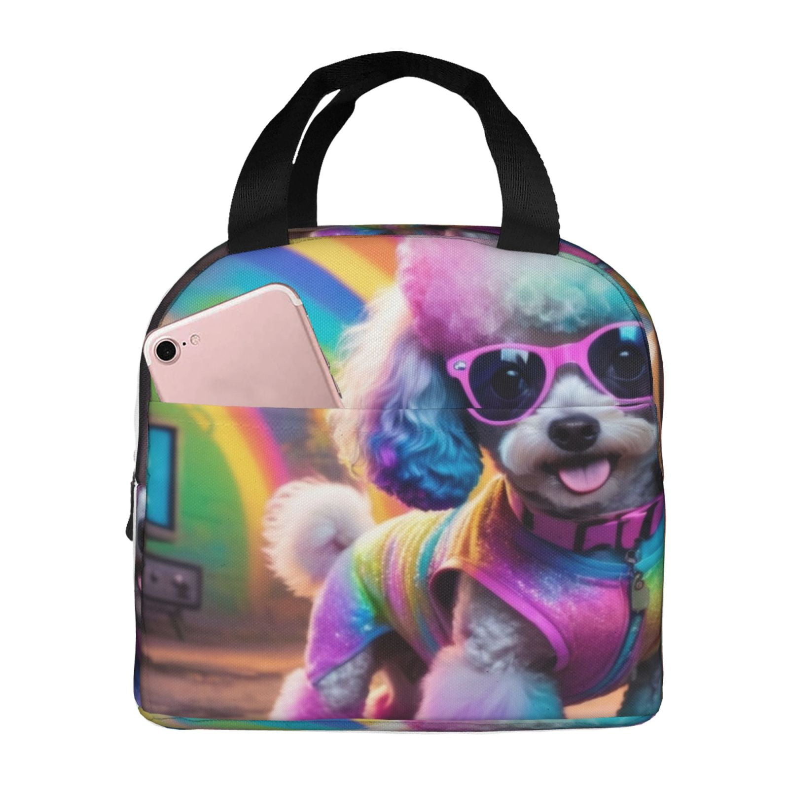 Picia Rainbow Poodle Urban Street Printed Lunch box Lunch bag for Men ...