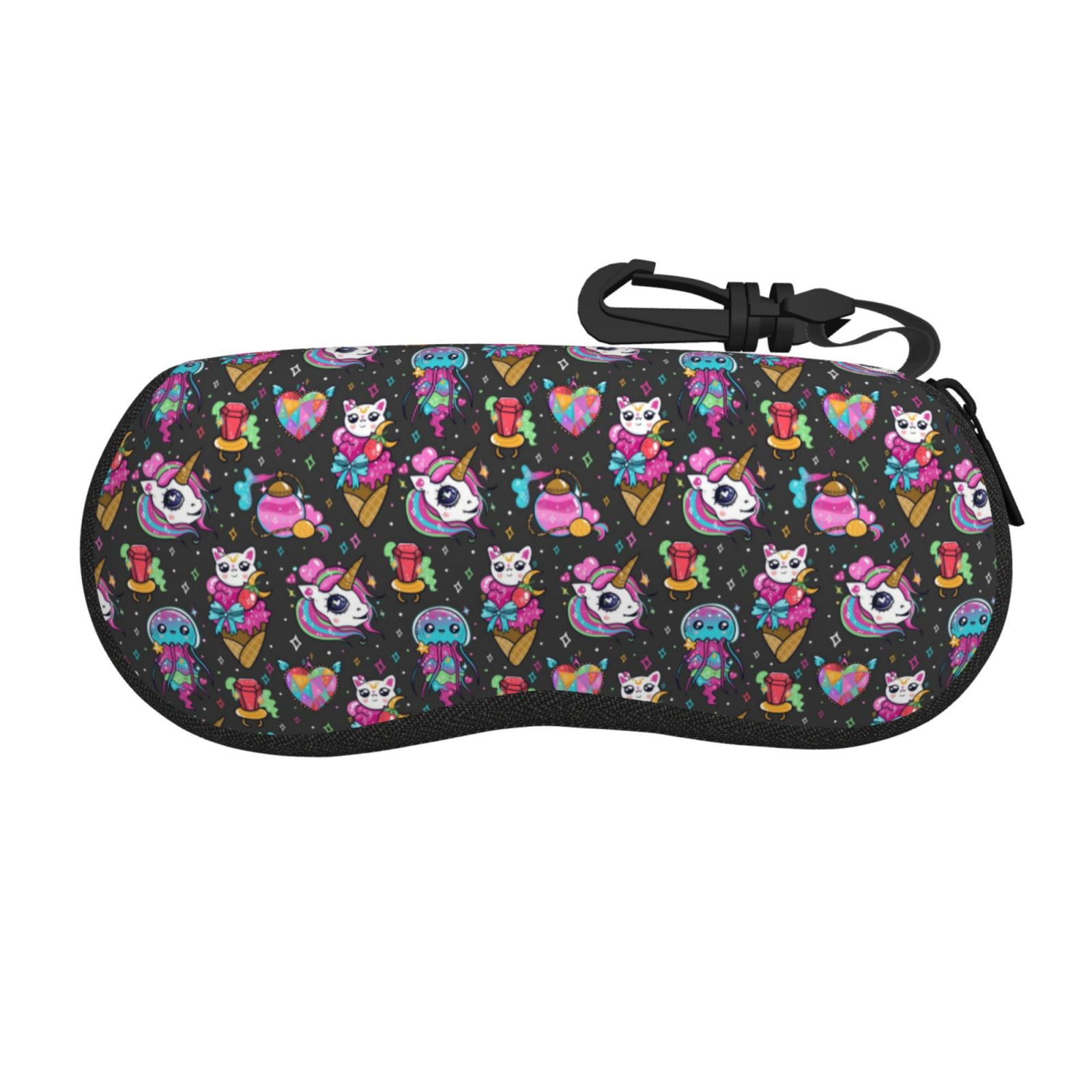Picia Rainbow Unicorn And Cat Icecream Print Sunglasses Case ...